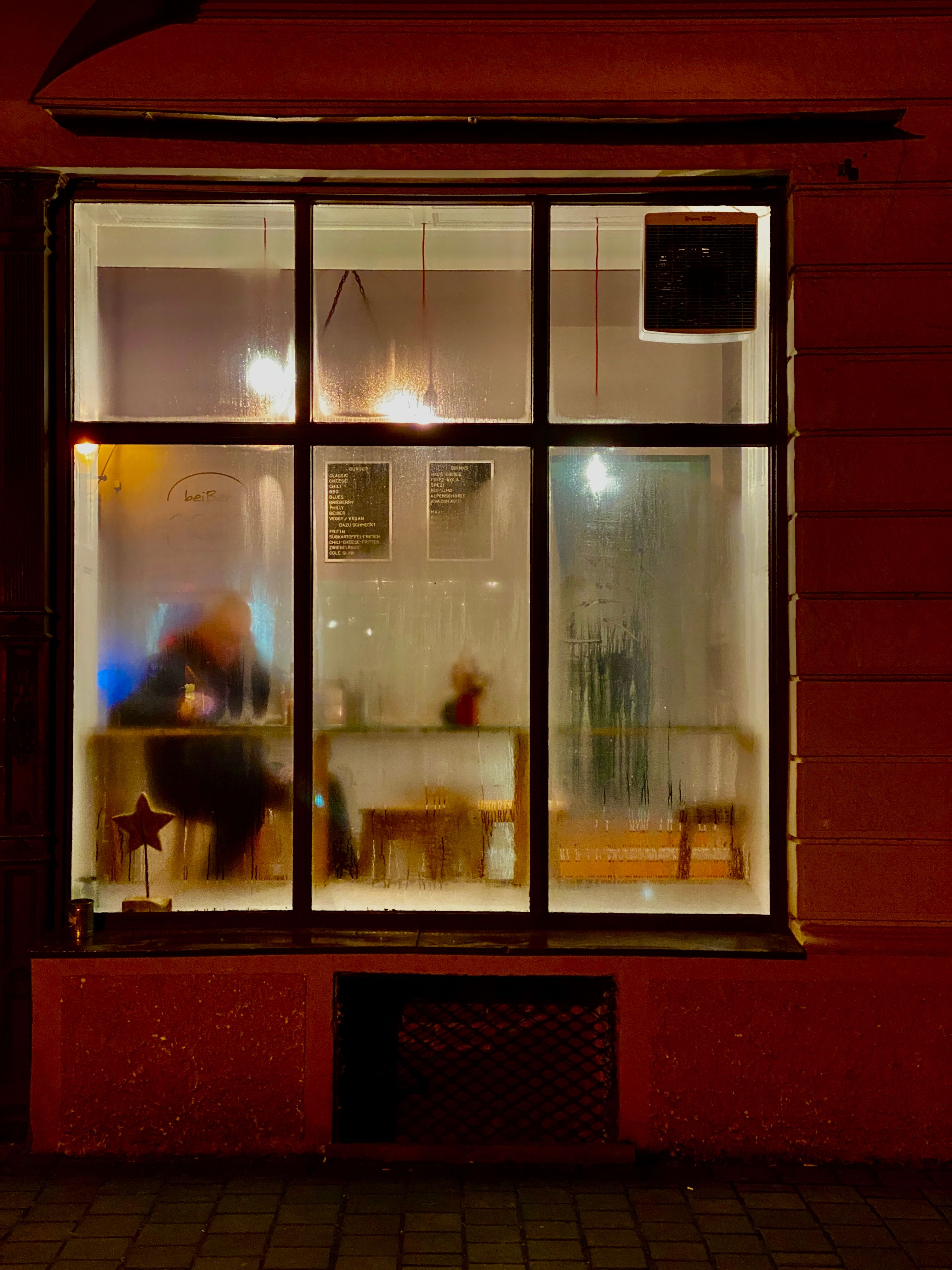 Furniture in Restaurant Seen by the Window · Free Stock Photo