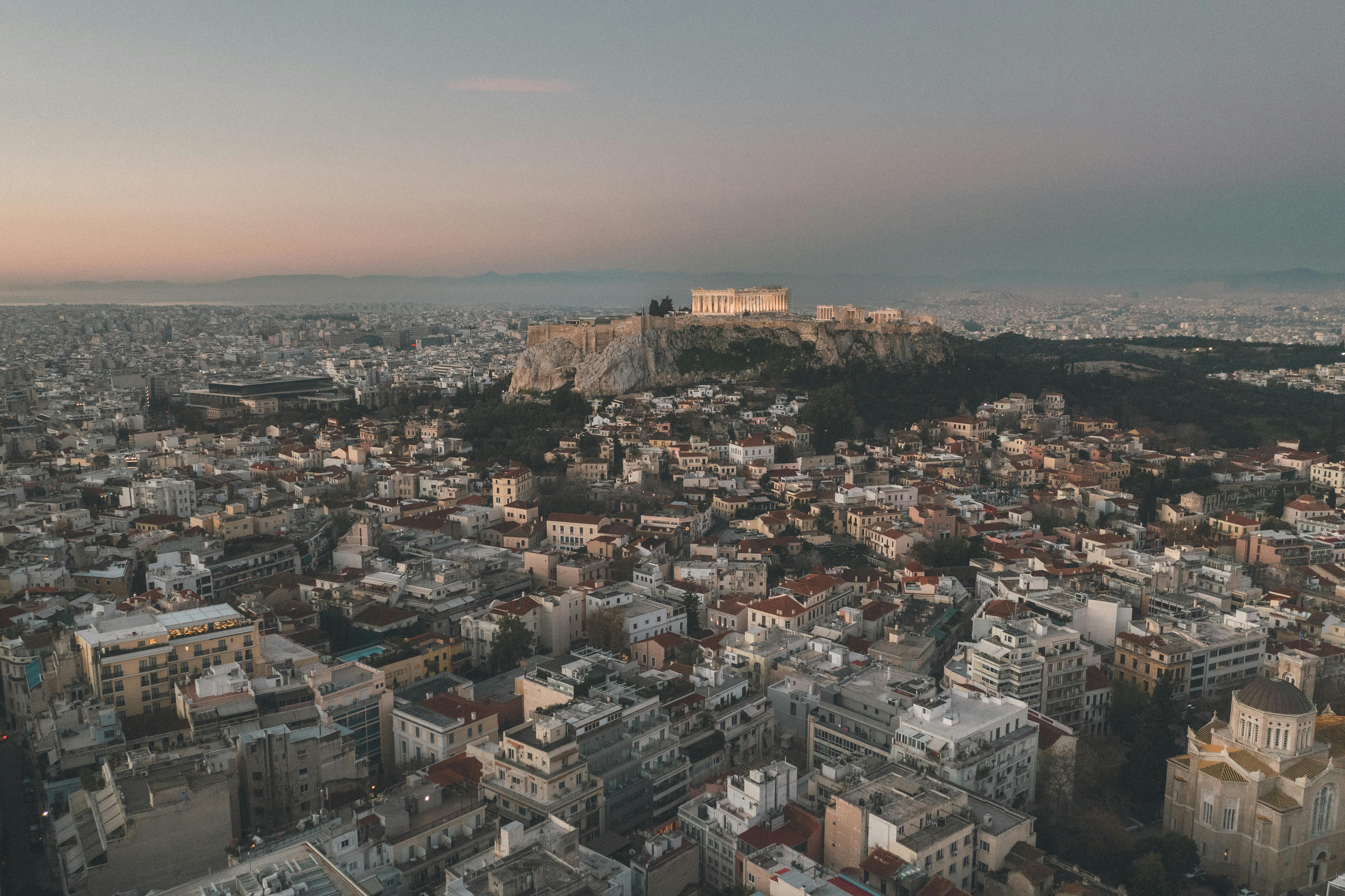 Birds Eye View of Athens · Free Stock Photo