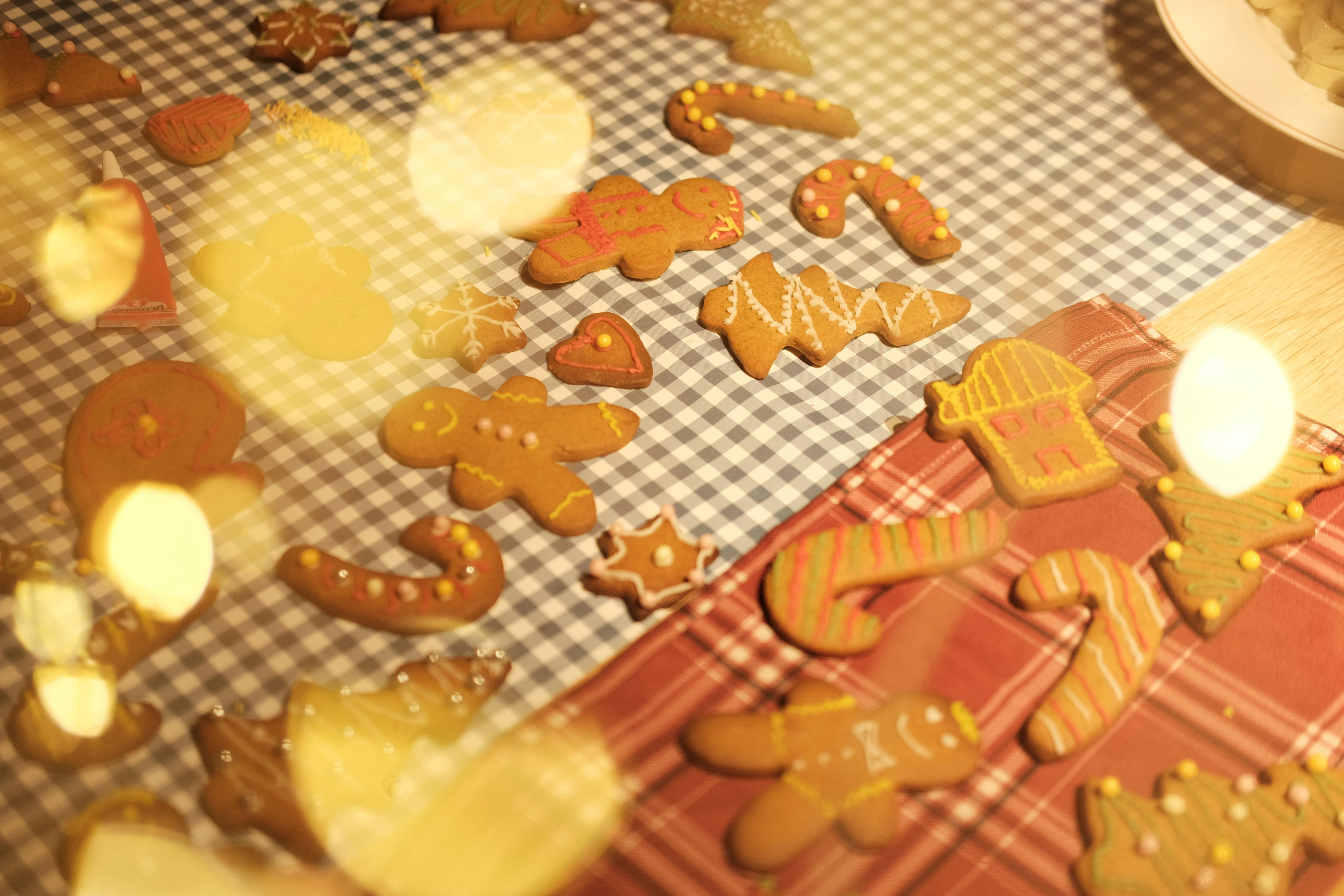 Person Baking Cookies on Tray · Free Stock Photo