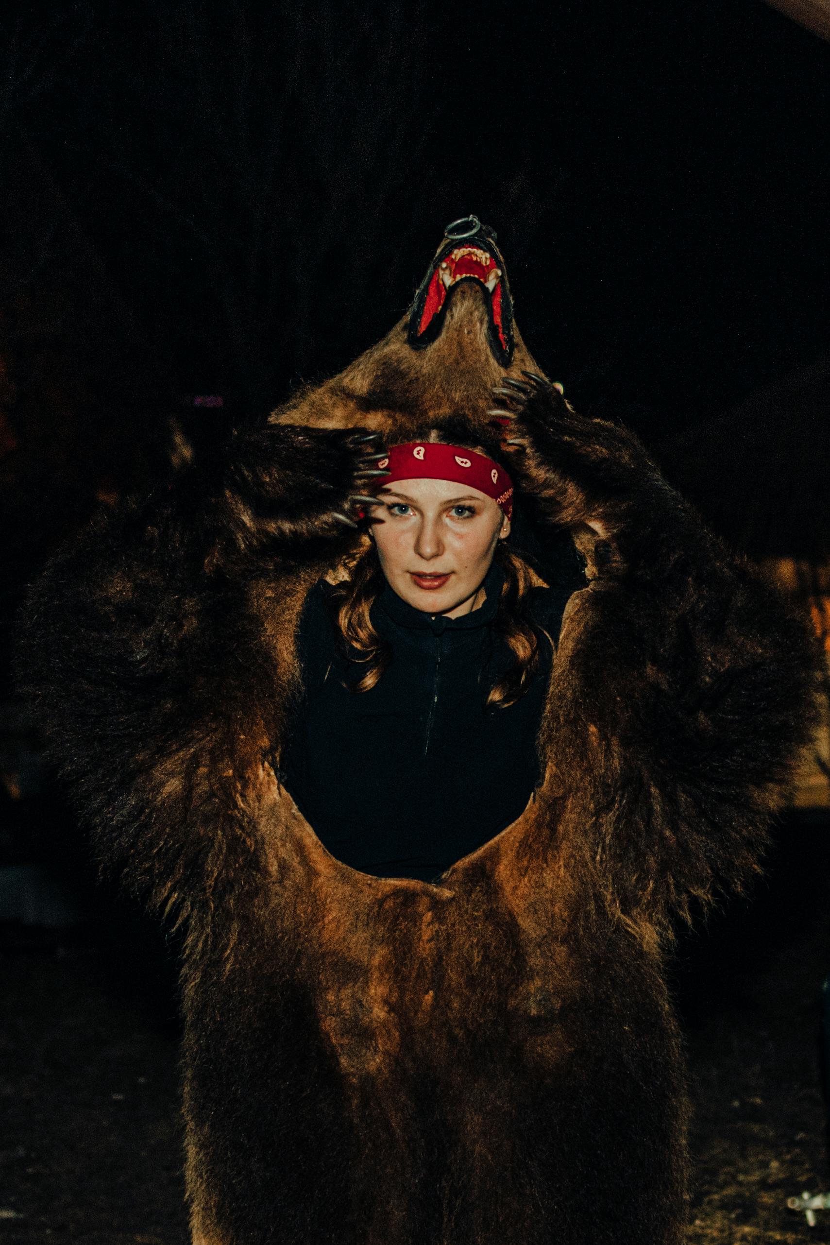 Woman Wearing Bear Costume · Free Stock Photo