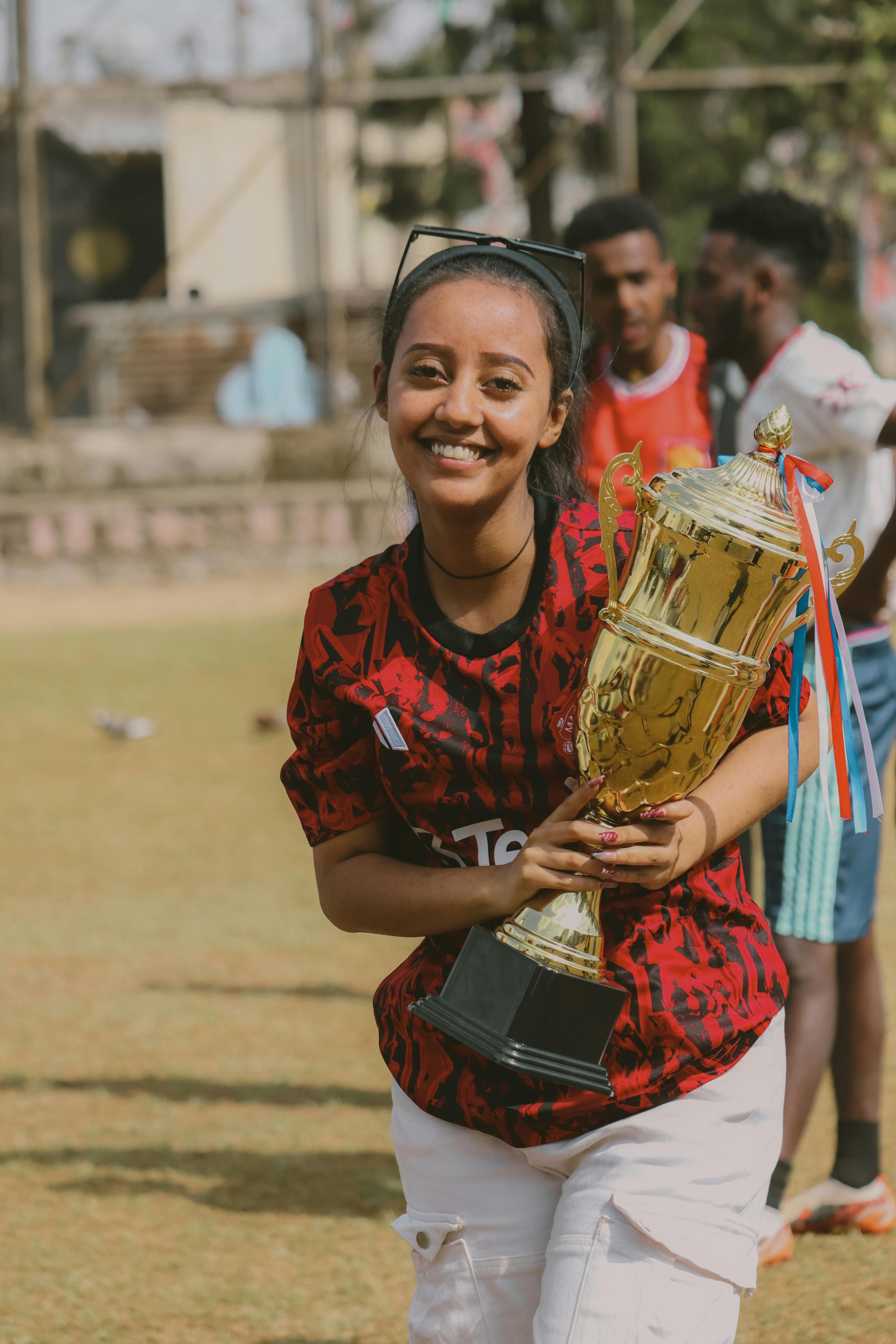 Girl With A Trophy Photos, Download The BEST Free Girl With A Trophy ...