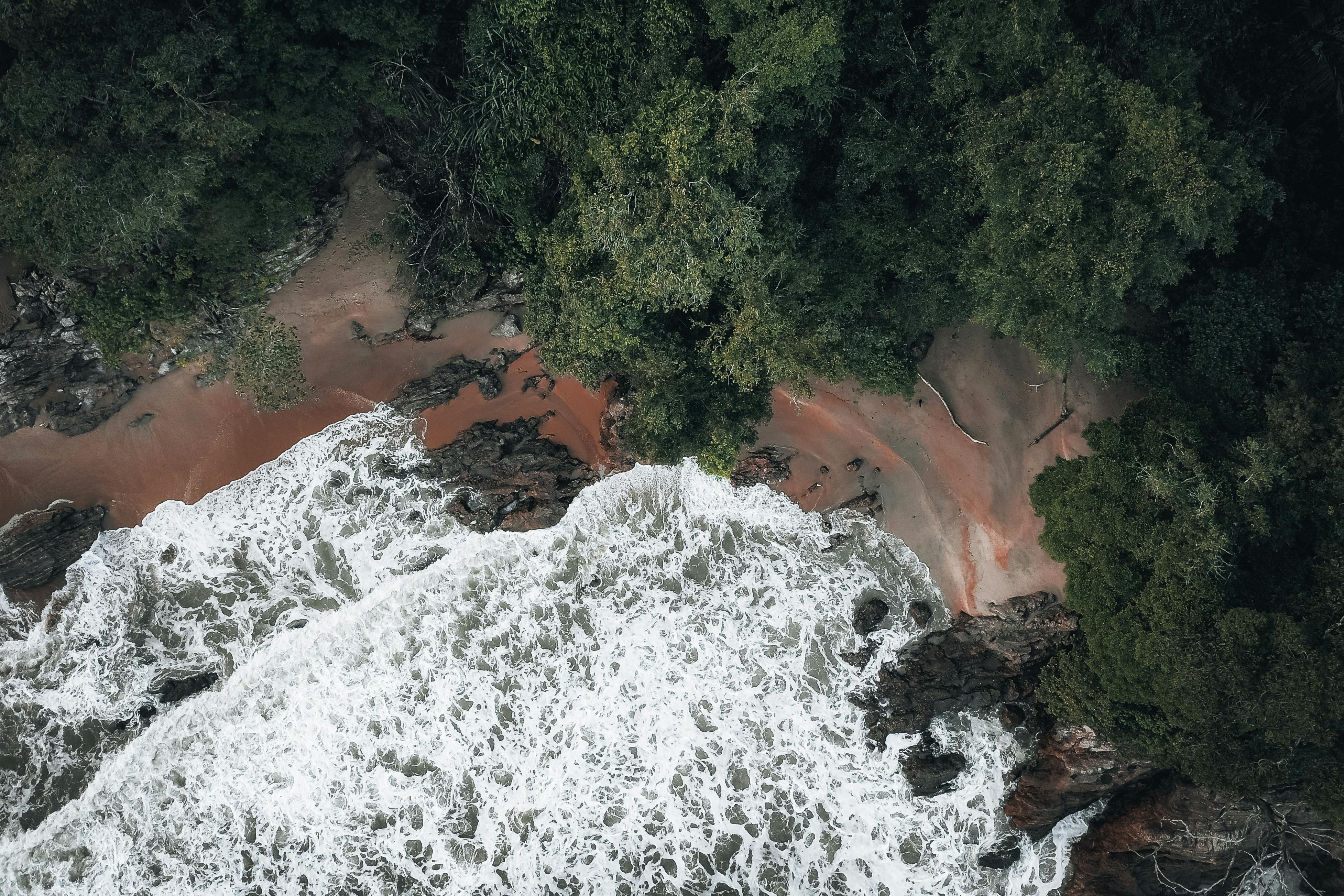 Aerial View of a Coast · Free Stock Photo