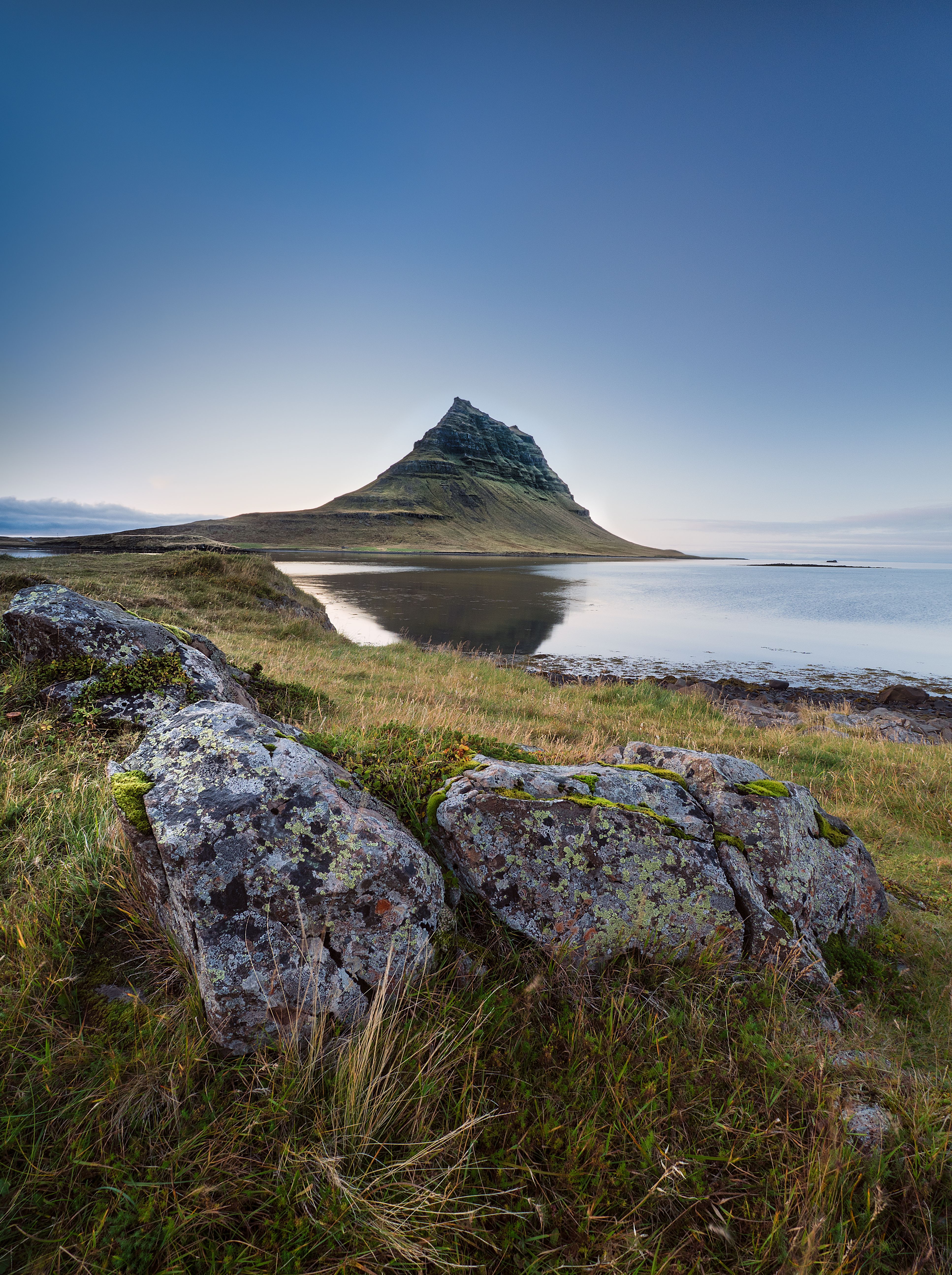 Aerial View of Kirkjufell Mountain in Iceland · Free Stock Photo