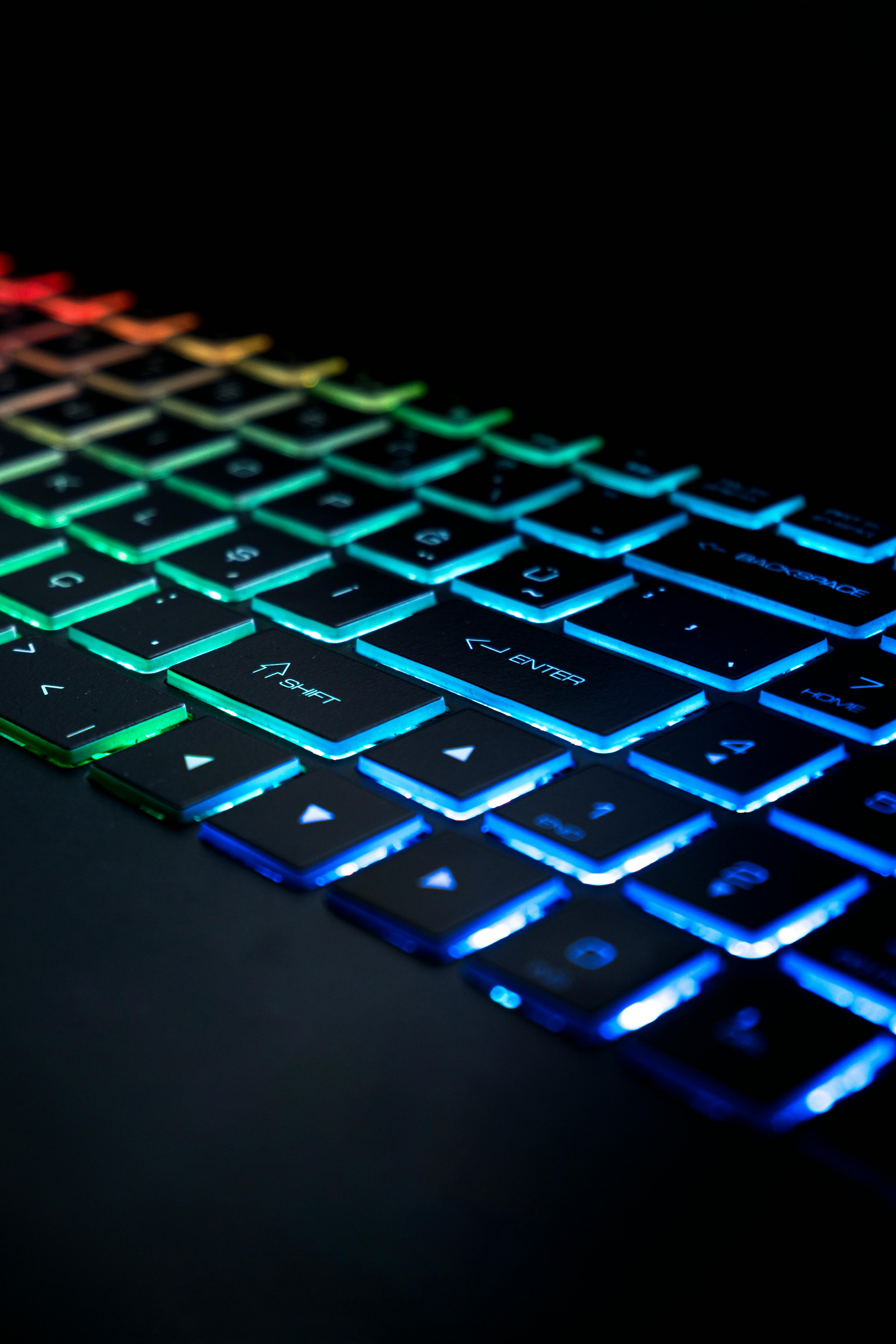 Colorful Computer Keyboard · Free Stock Photo