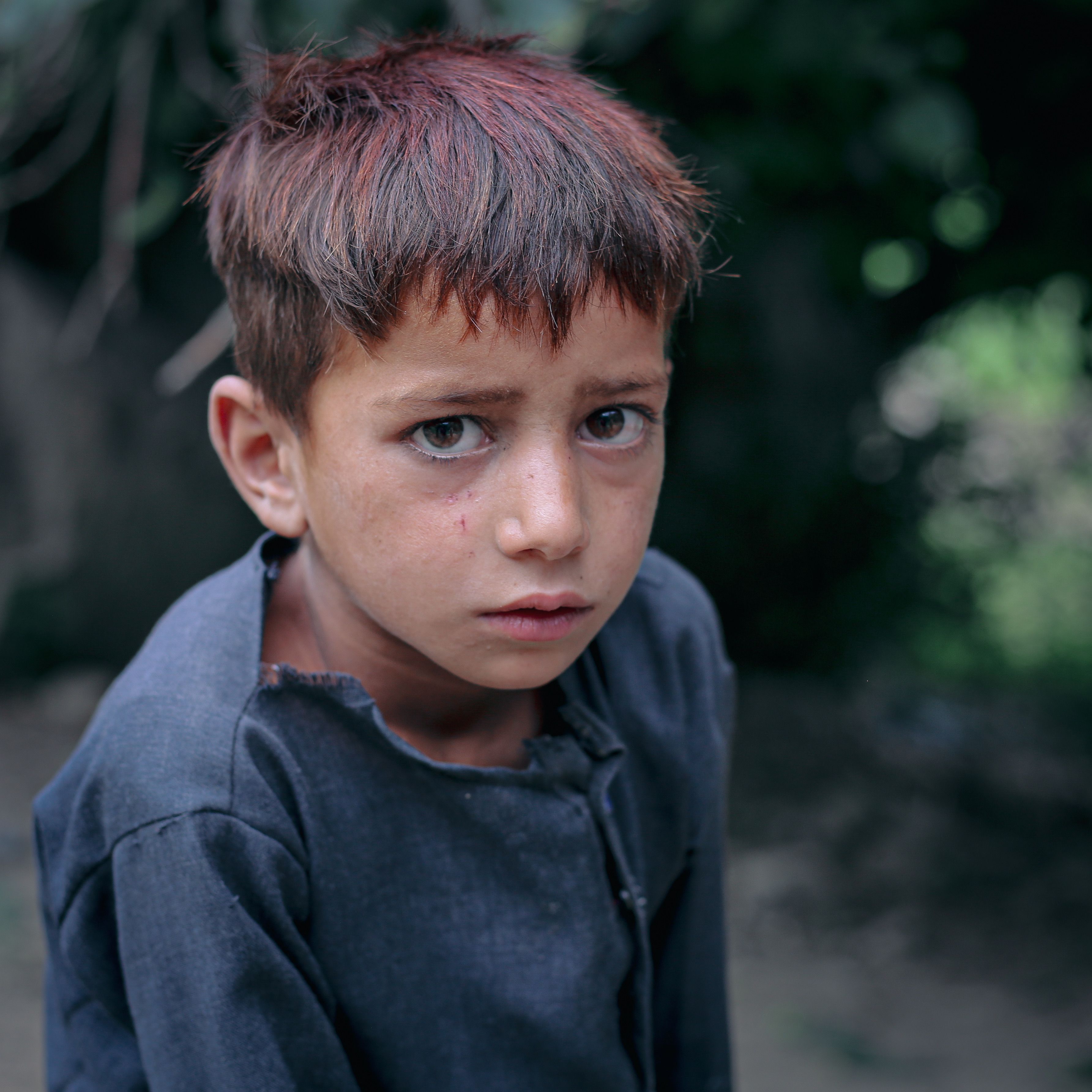 Sad Boy Looking at Camera · Free Stock Photo