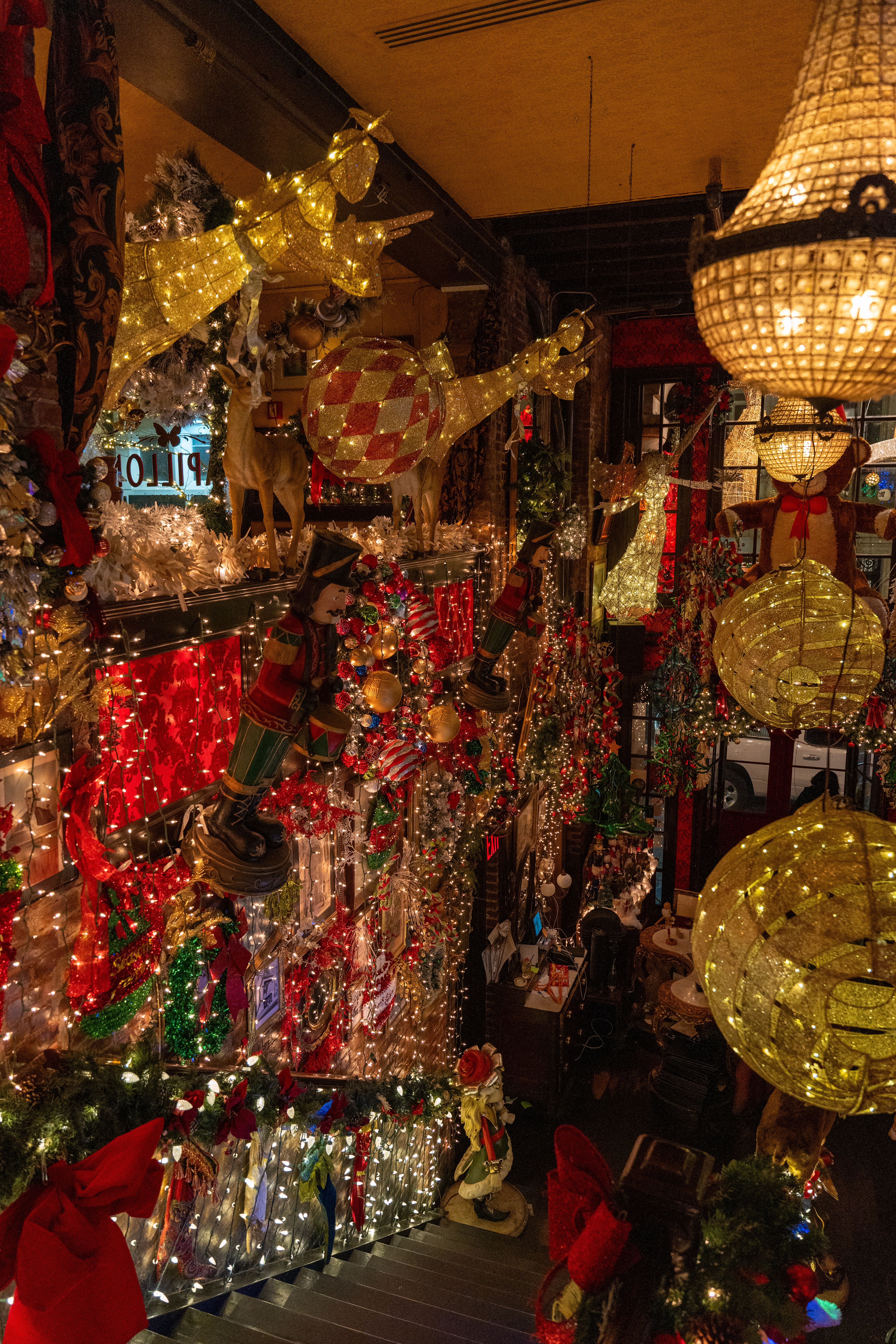 Inside of a Christmas Market · Free Stock Photo