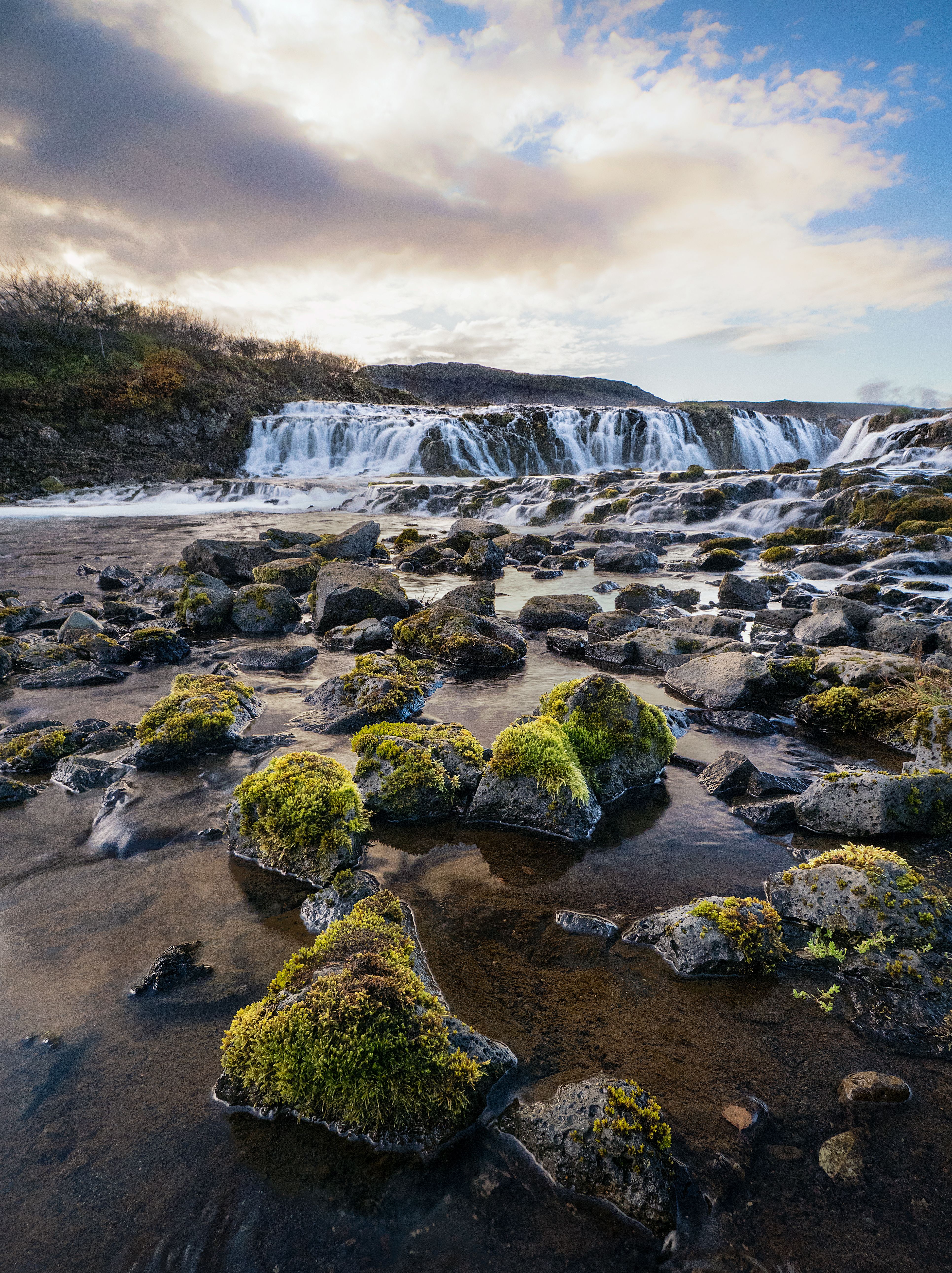 River and Waterfall in Iceland · Free Stock Photo