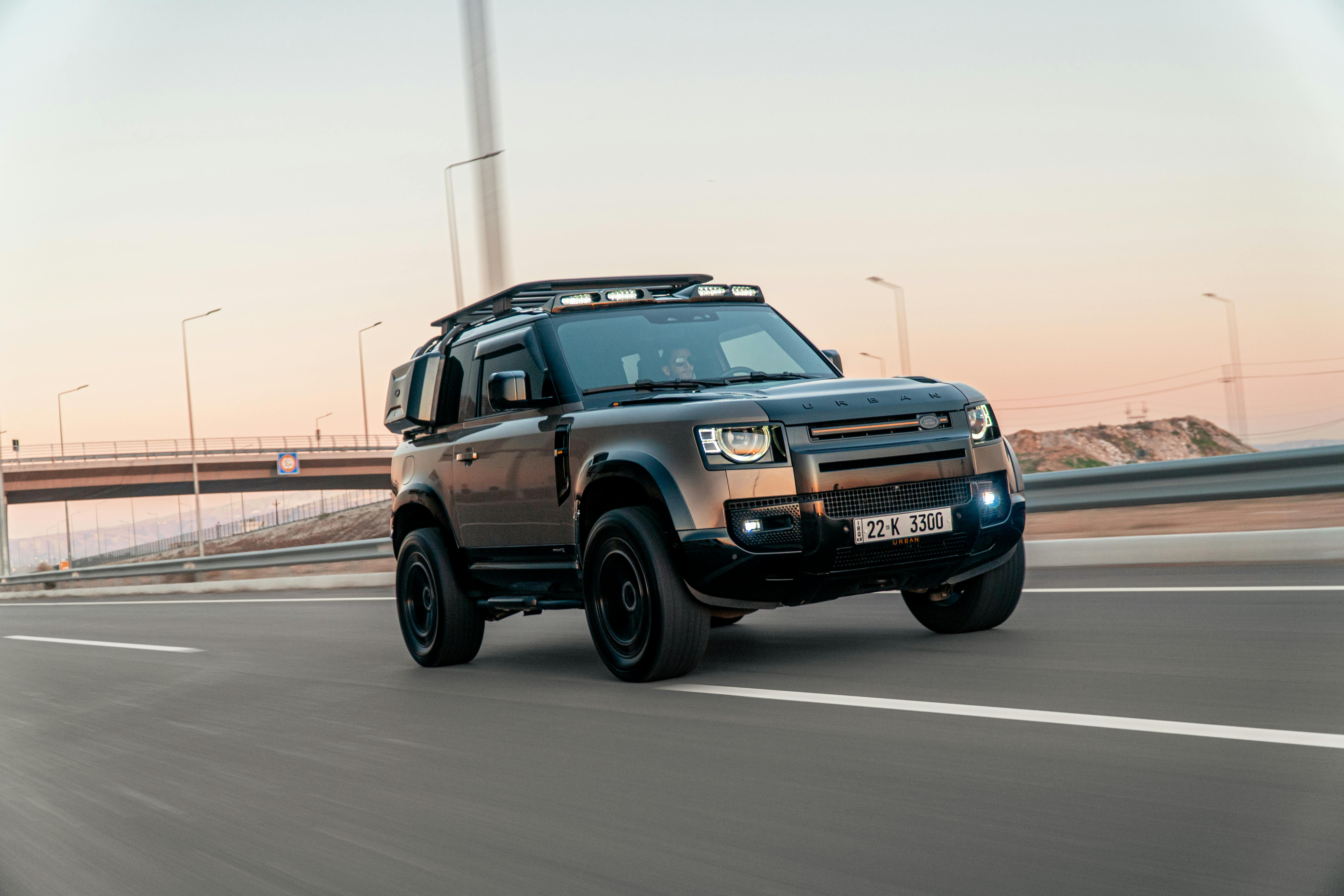 Land Rover Defender Urban on the Street · Free Stock Photo