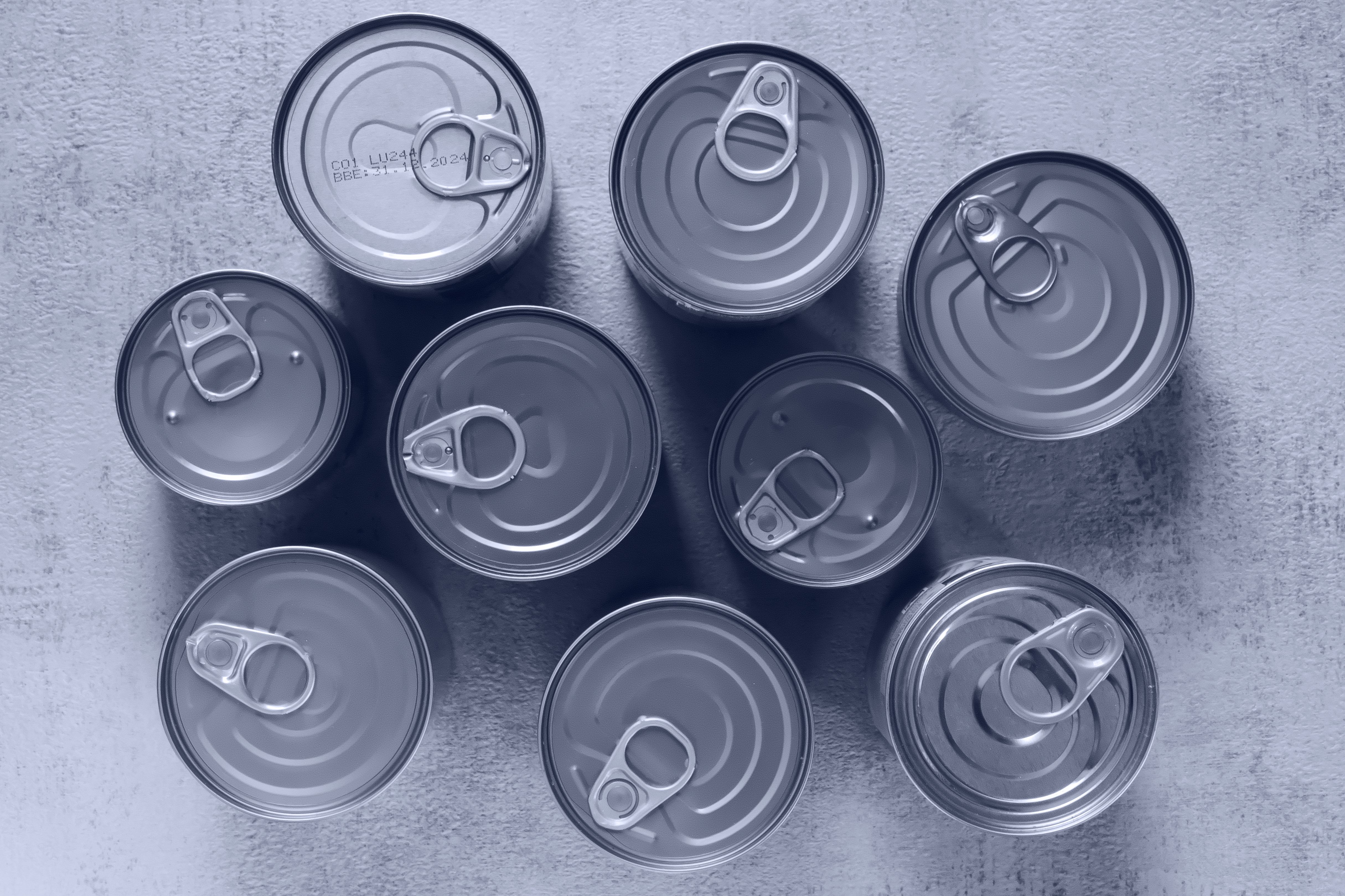 Top View of Cans · Free Stock Photo