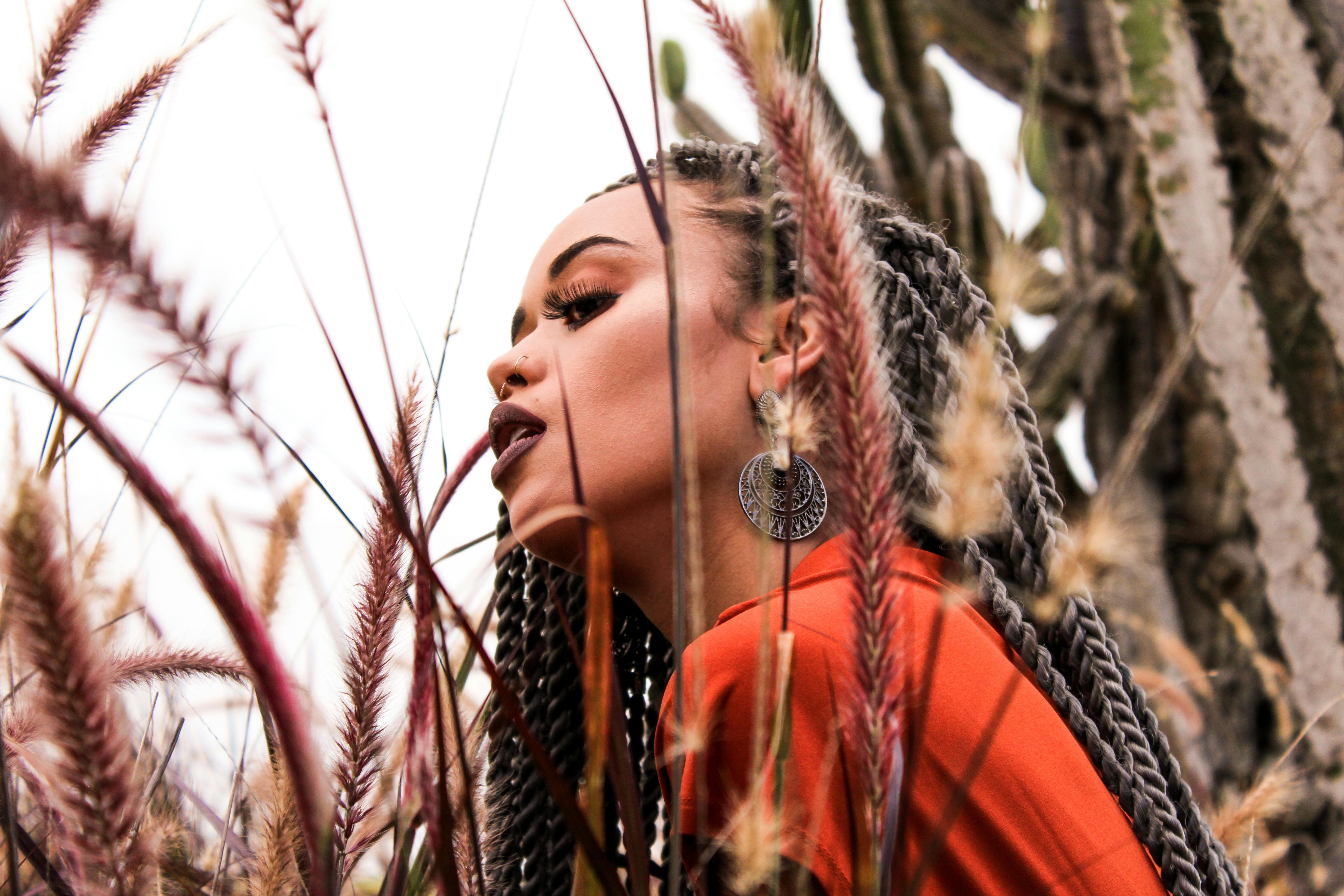 Woman In Red Top · Free Stock Photo