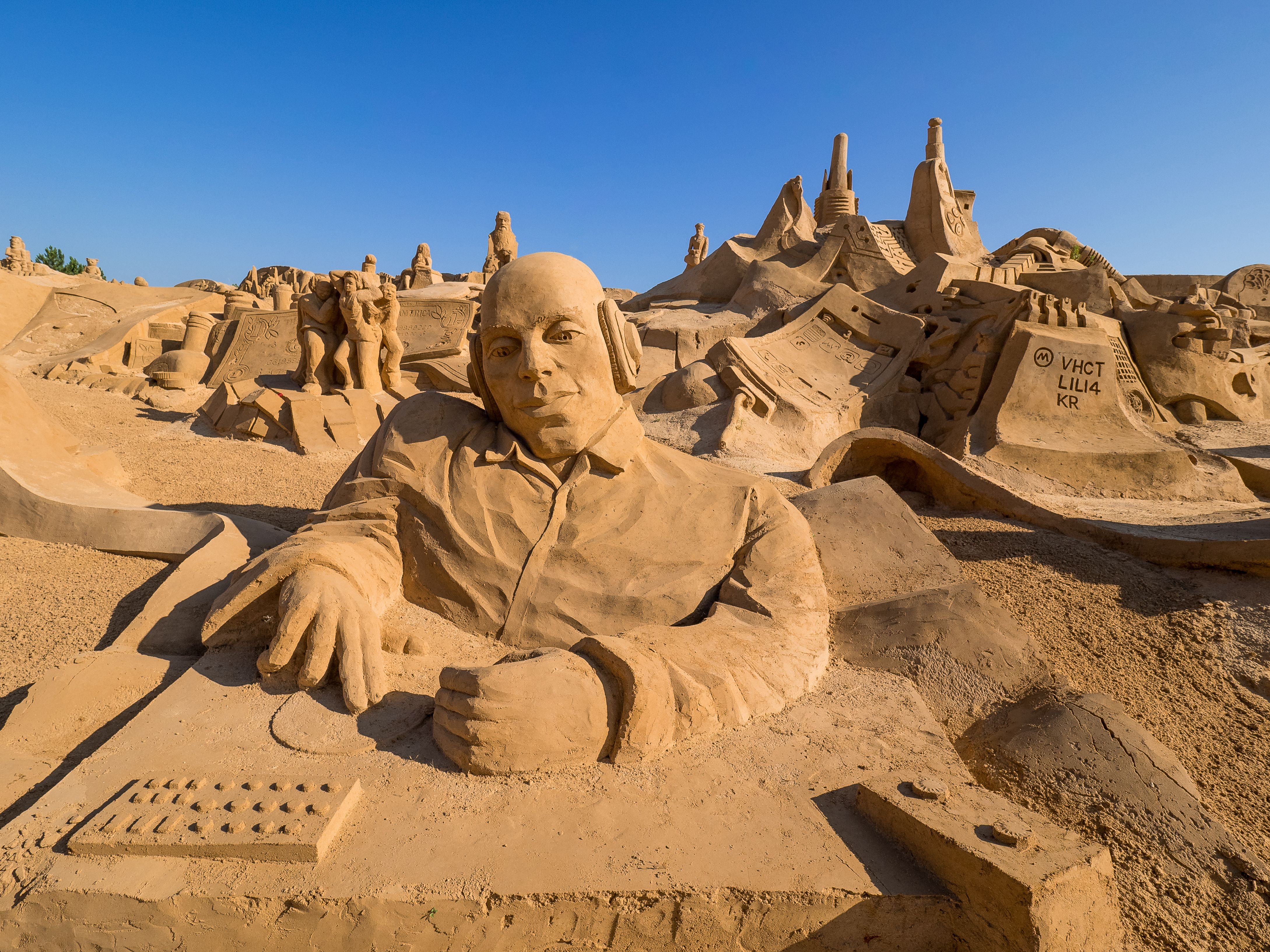 Sand Sculptures on a Beach · Free Stock Photo