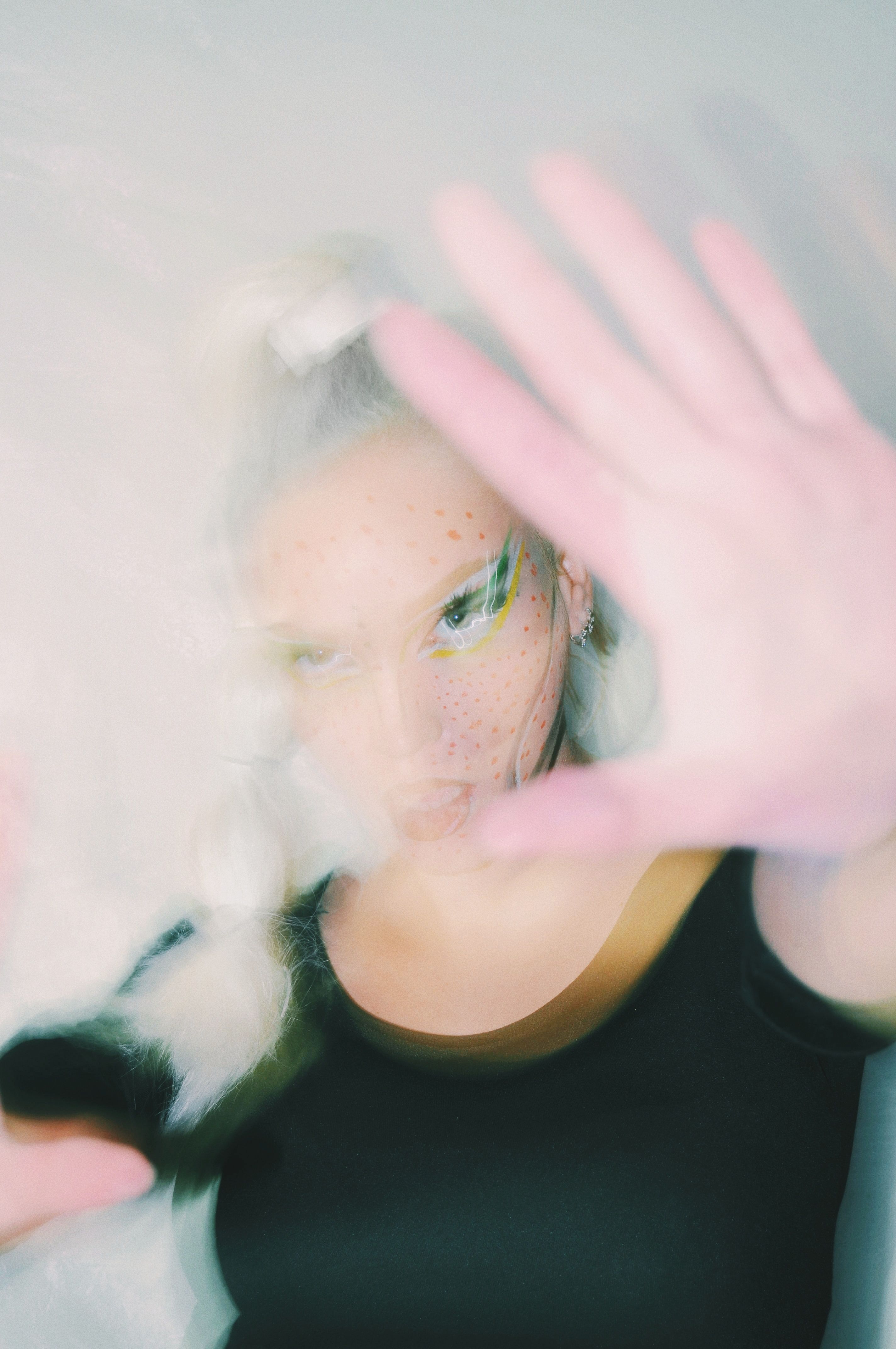 Blurred Motion Portrait of a Woman · Free Stock Photo