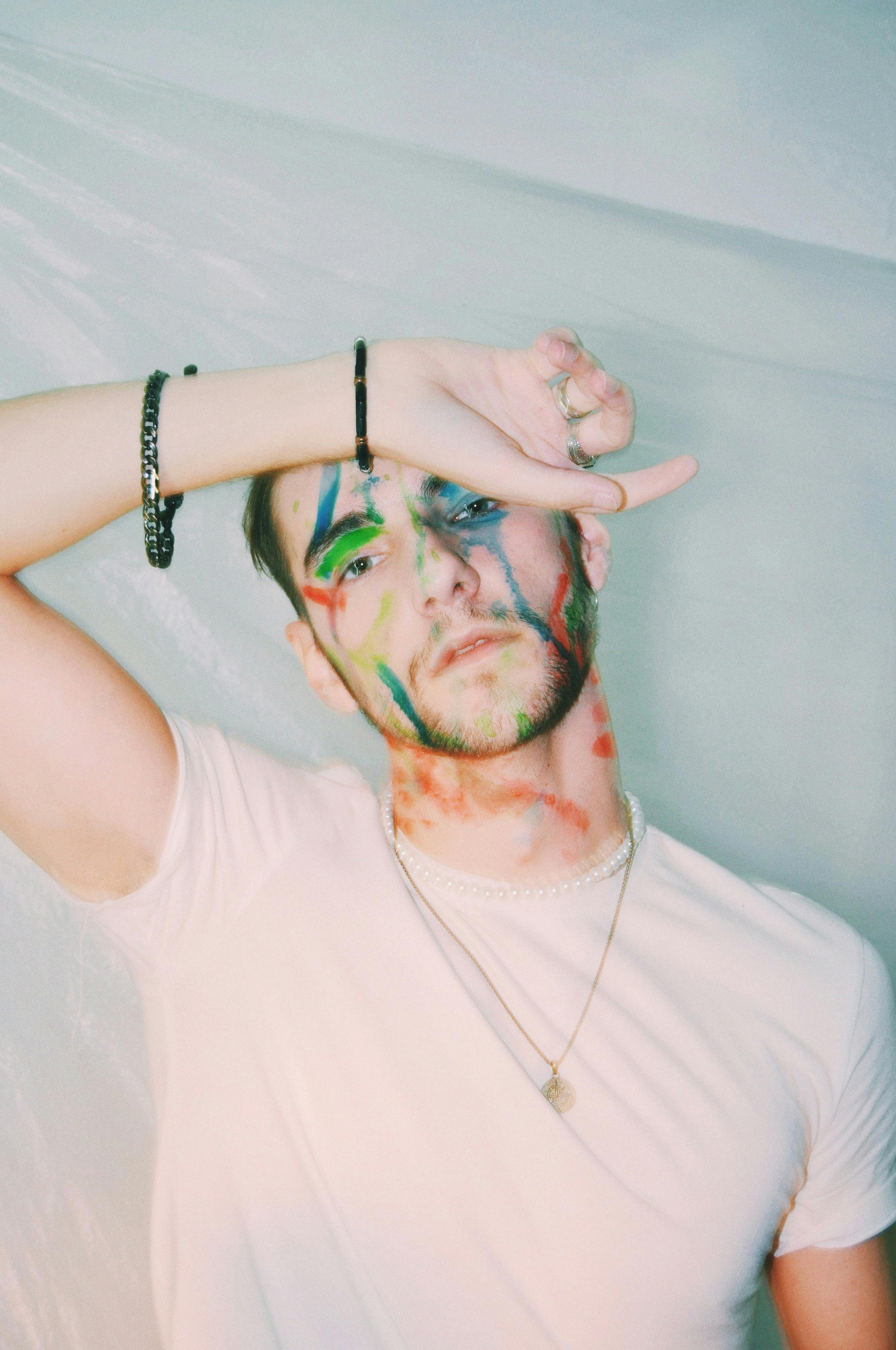 Person Covering A Man's Face · Free Stock Photo