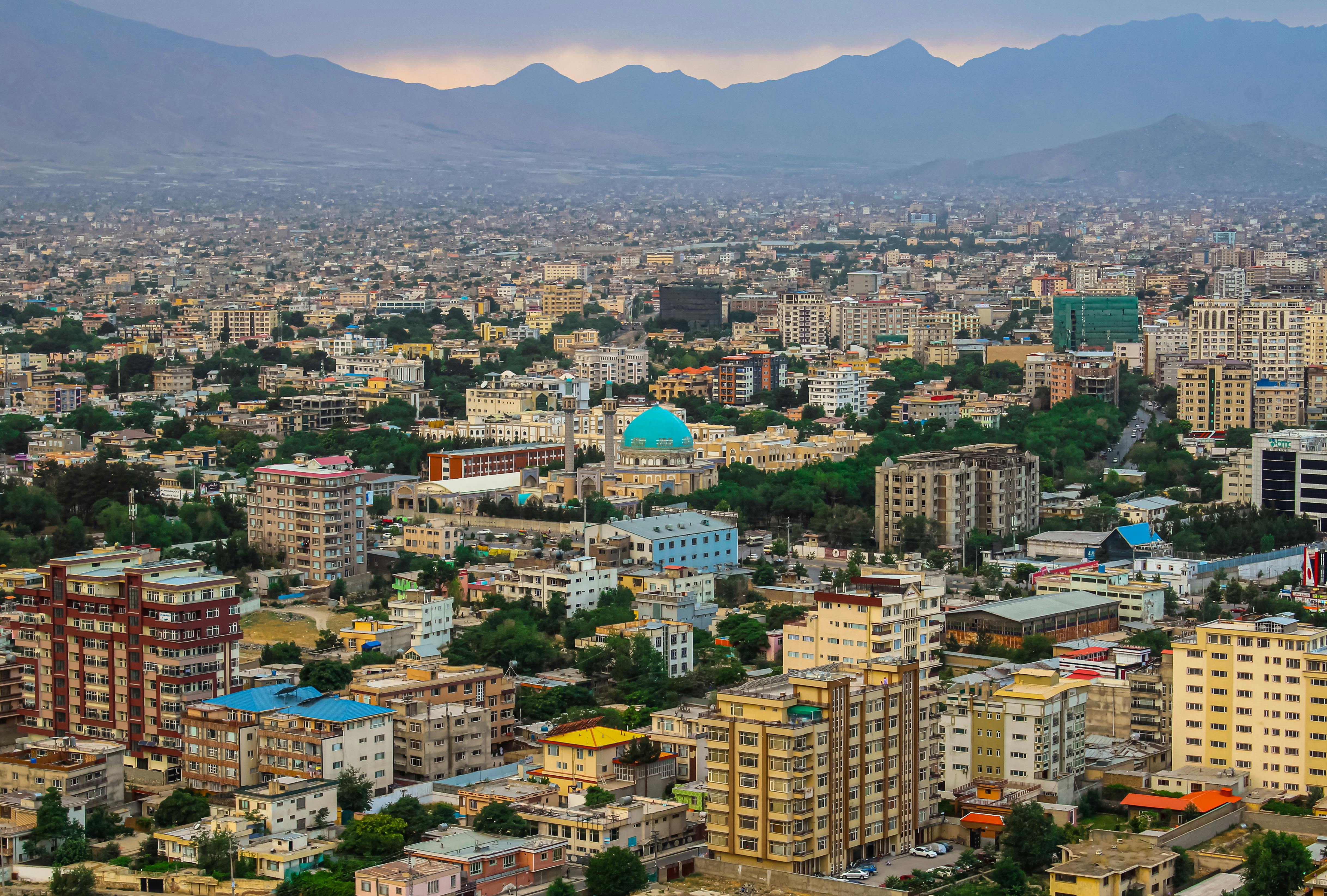 Panorama of Kabul Surrounded by Mountains · Free Stock Photo