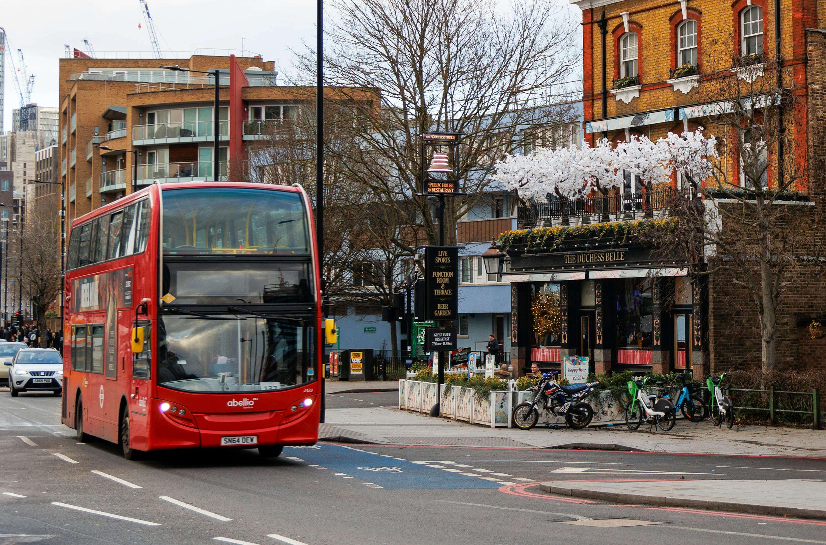 A Bus in a City · Free Stock Photo