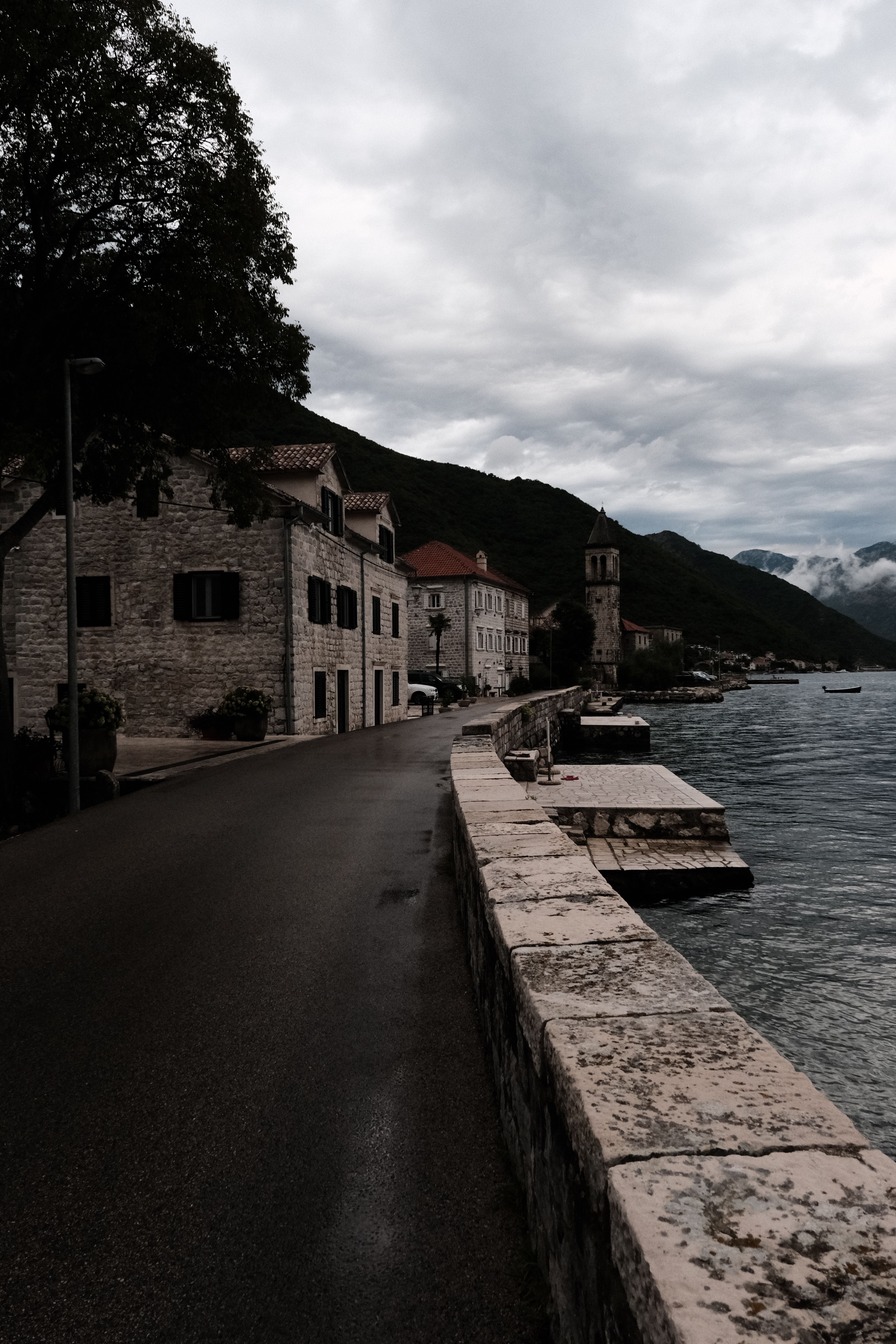 A photo of a road with a boat on it · Free Stock Photo