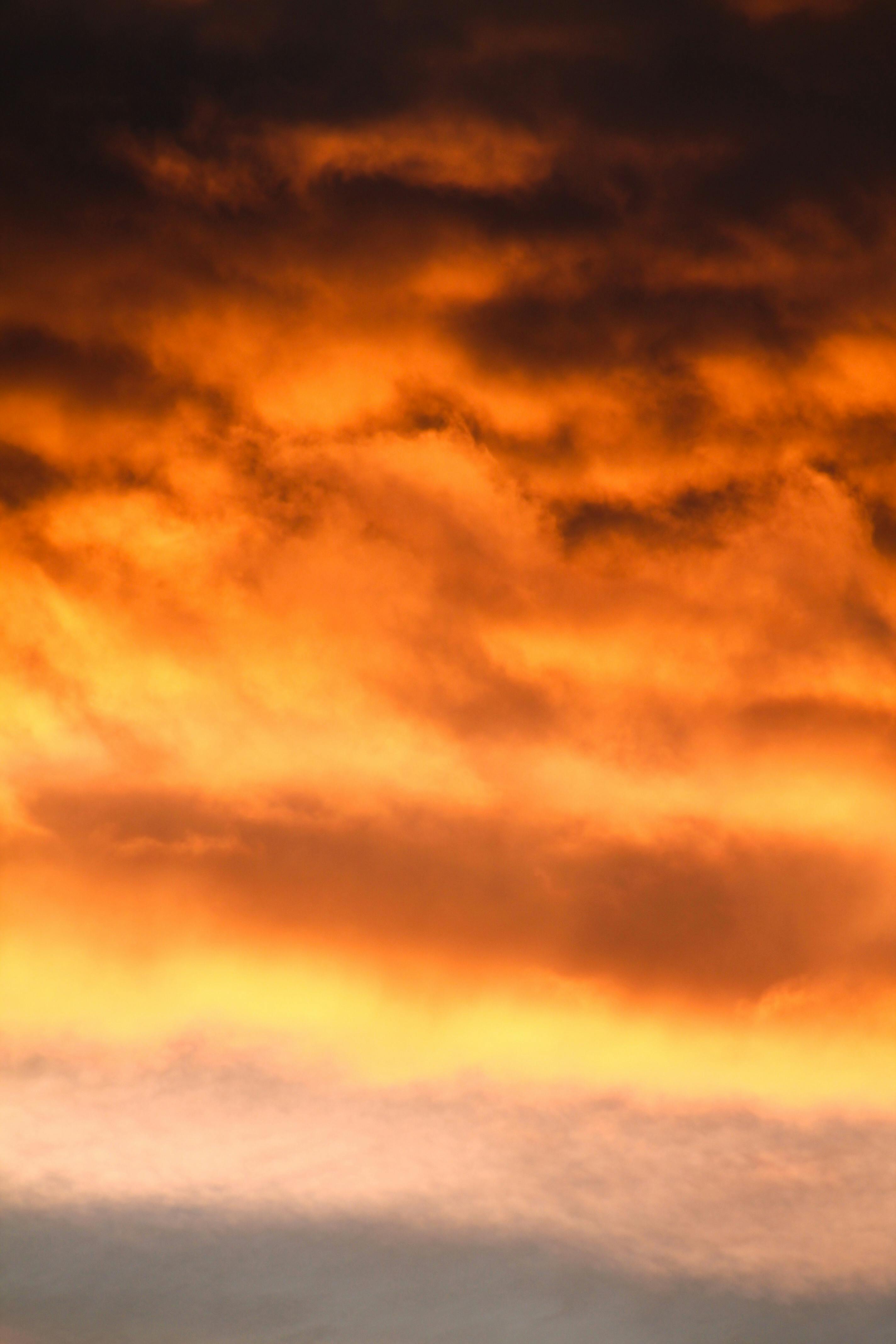 Yellow Clouds on Sky at Sunset · Free Stock Photo