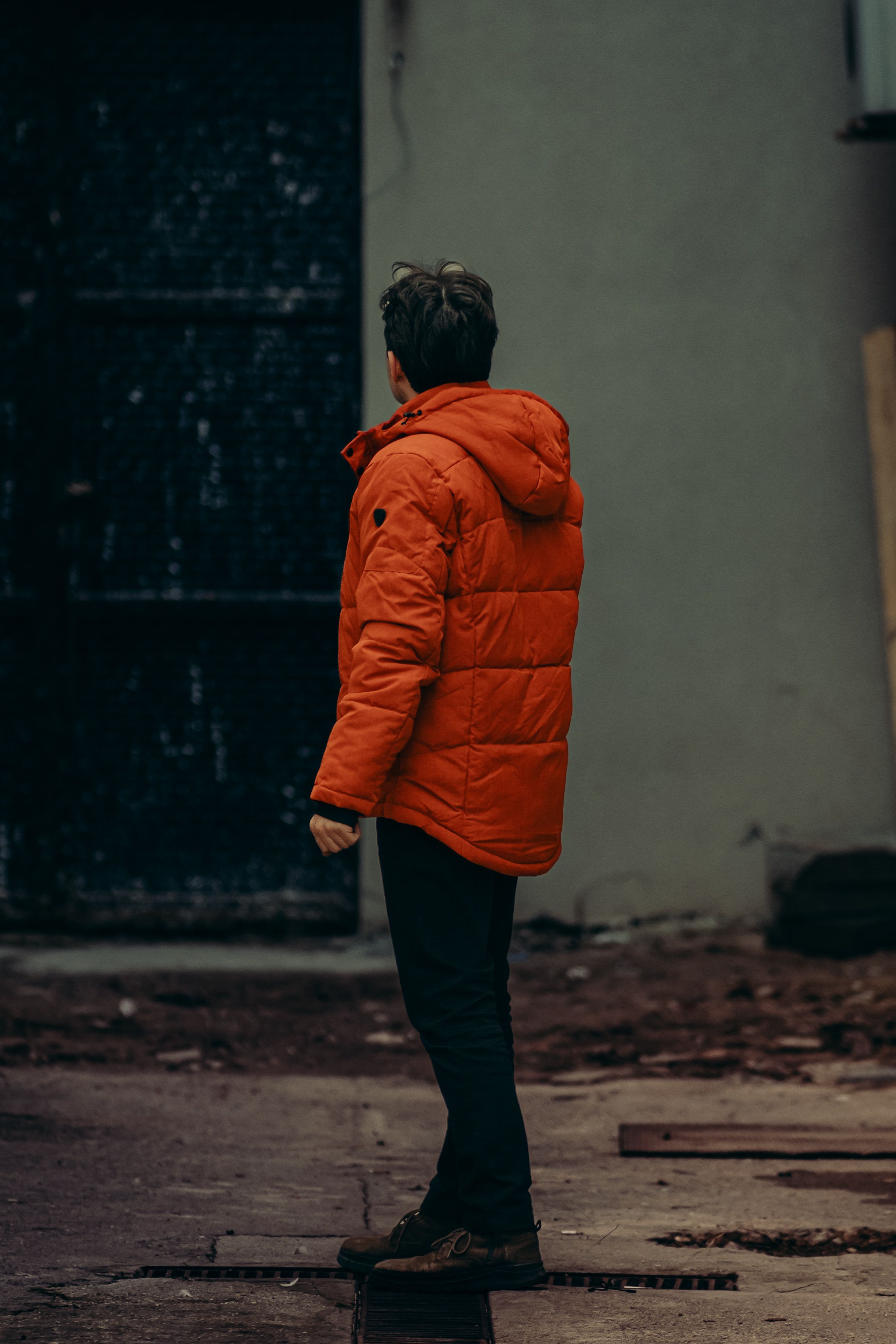 Man in Orange Jacket · Free Stock Photo