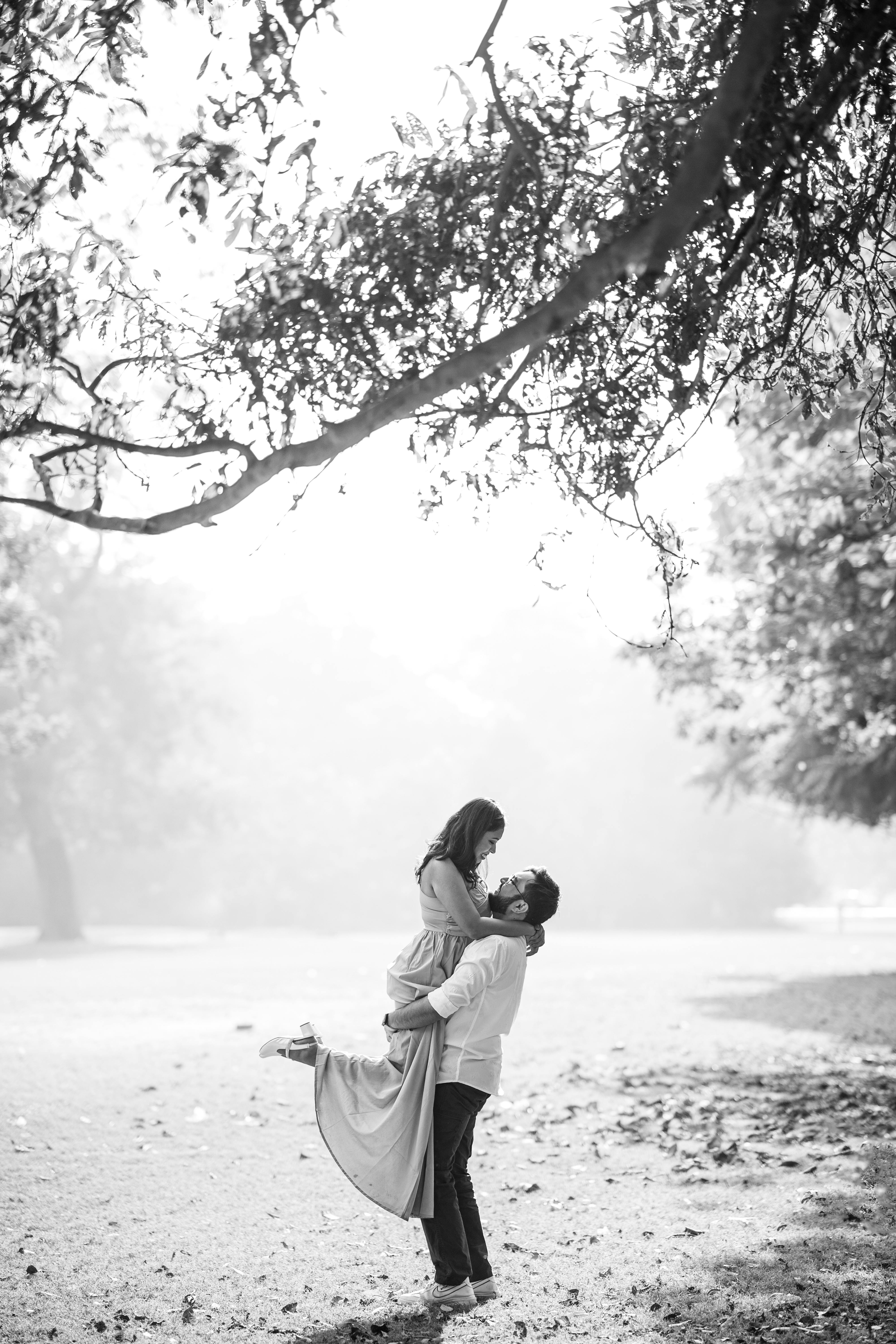 Woman Hugging Her Boyfriend on the Promenade on a Cloudy Day · Free ...