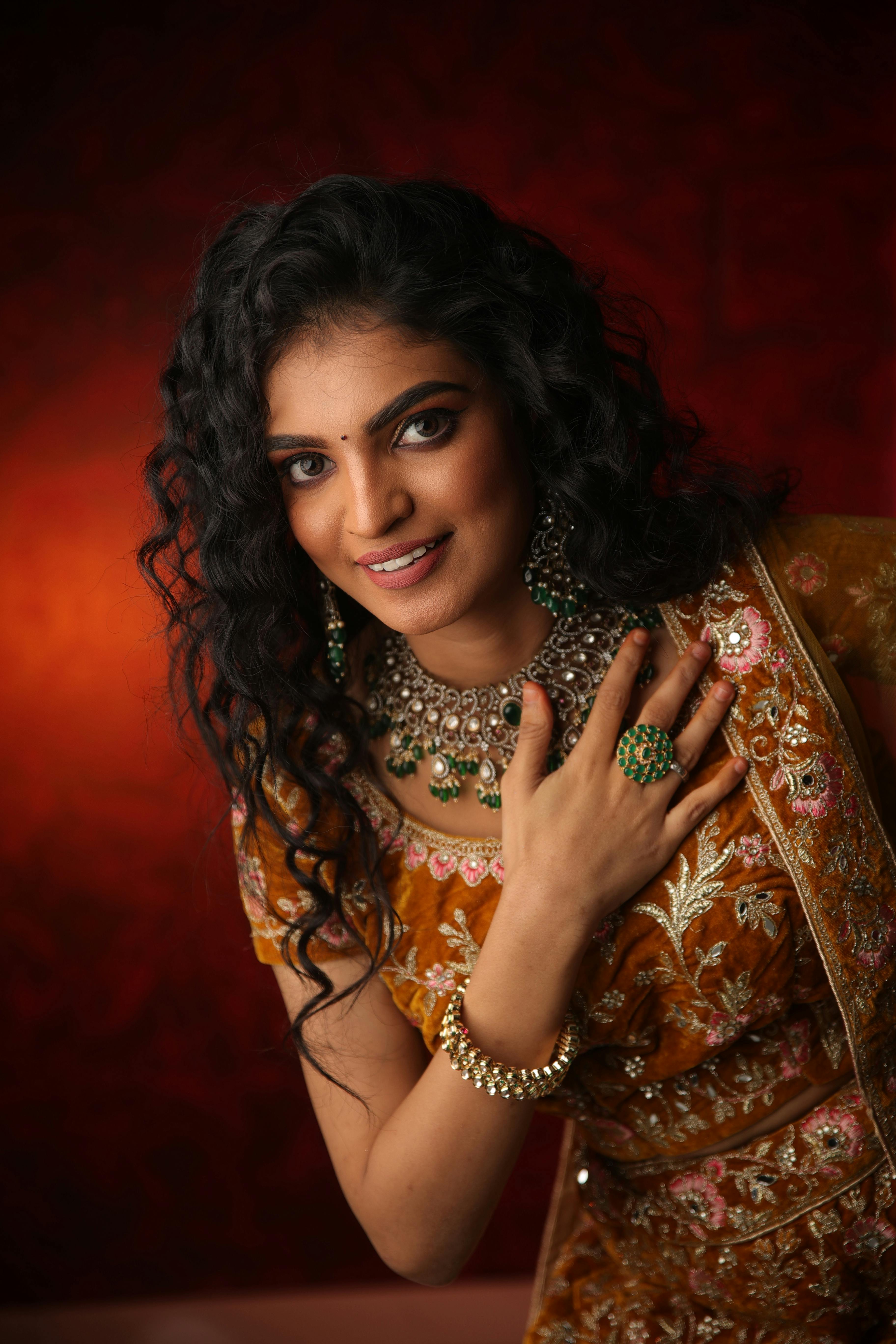 Portrait of a Young Asian Woman in Traditional Clothing · Free Stock Photo