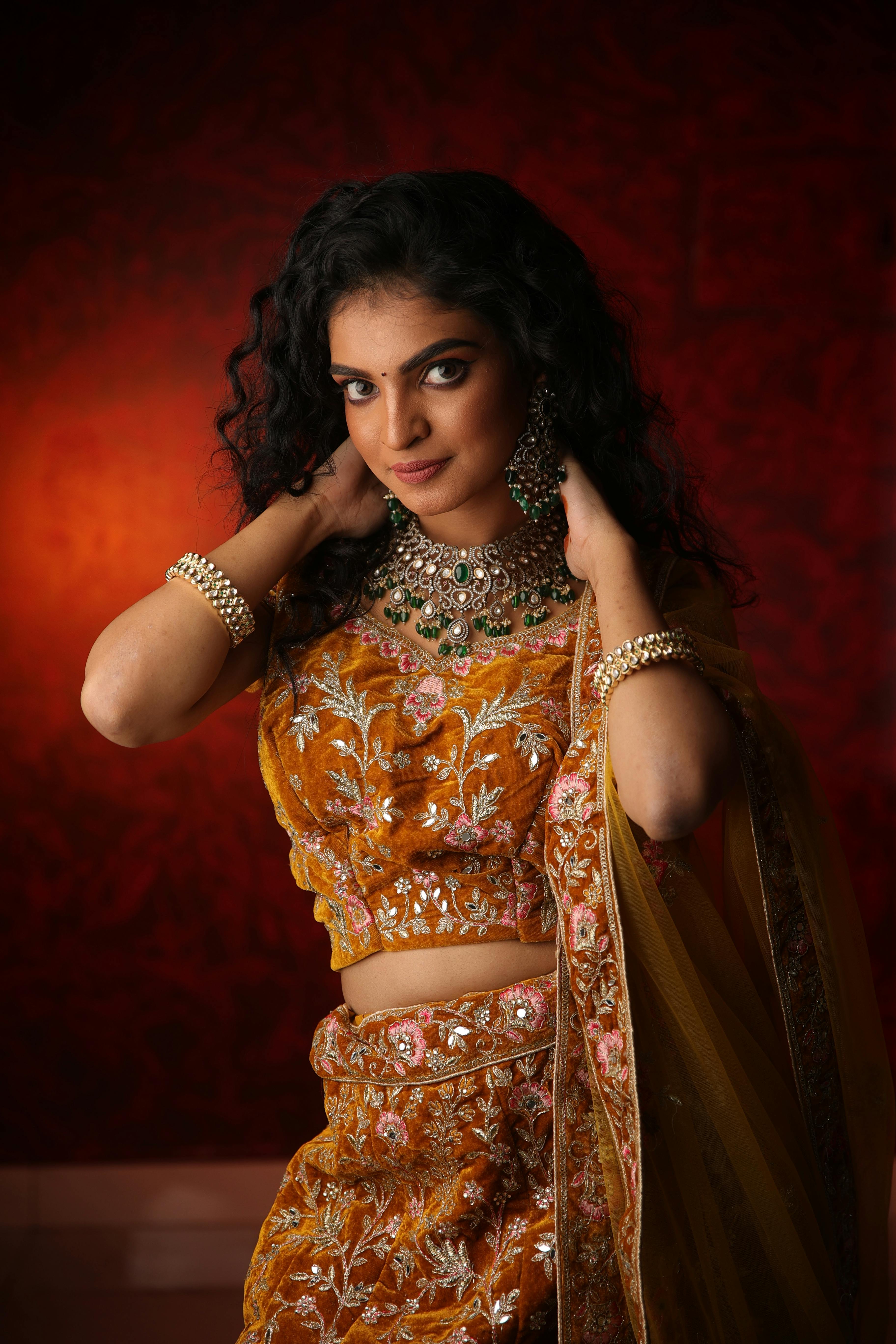 Beautiful Woman in Traditional Dress · Free Stock Photo