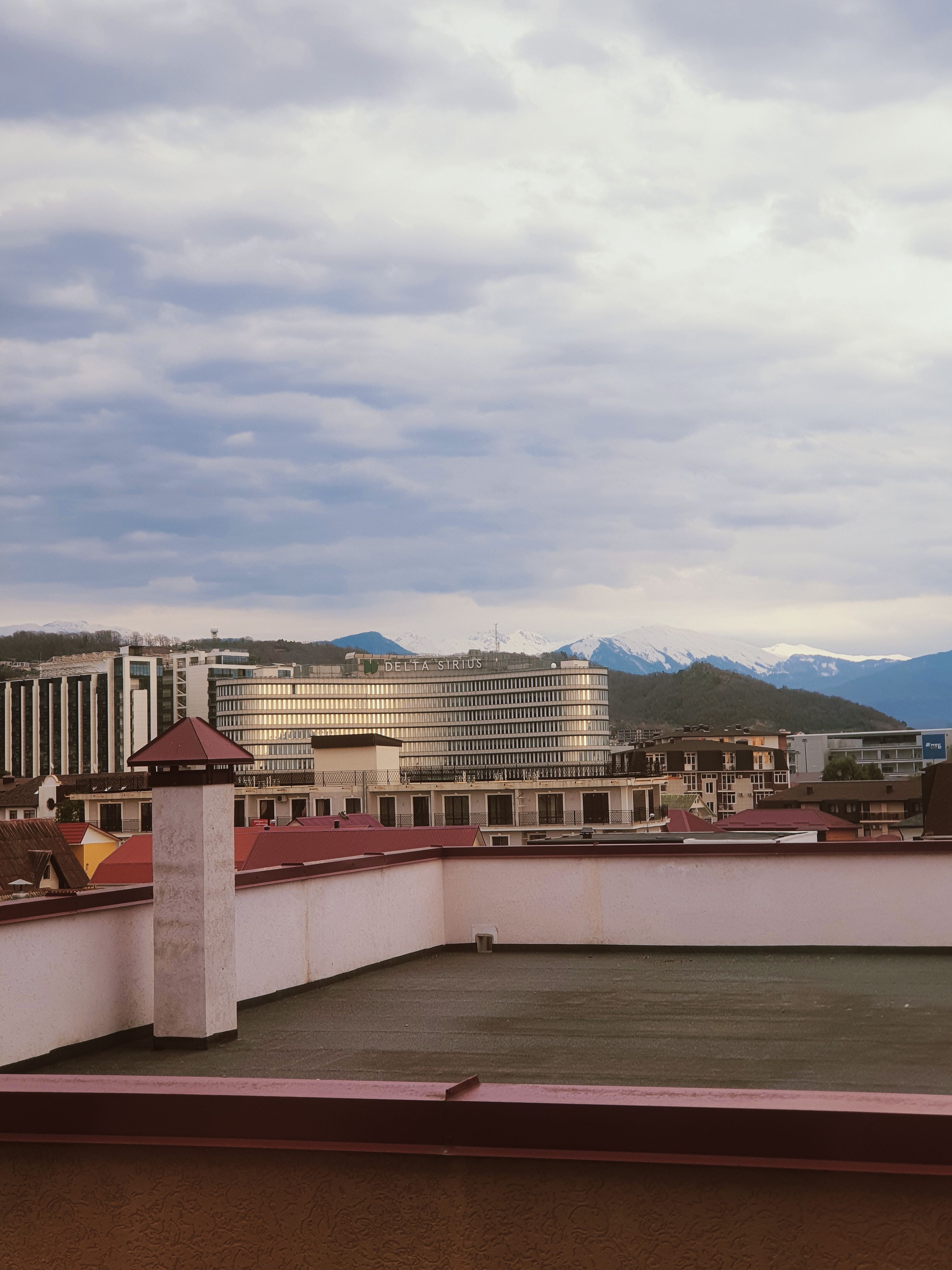 Rooftop View of a Cityscape · Free Stock Photo