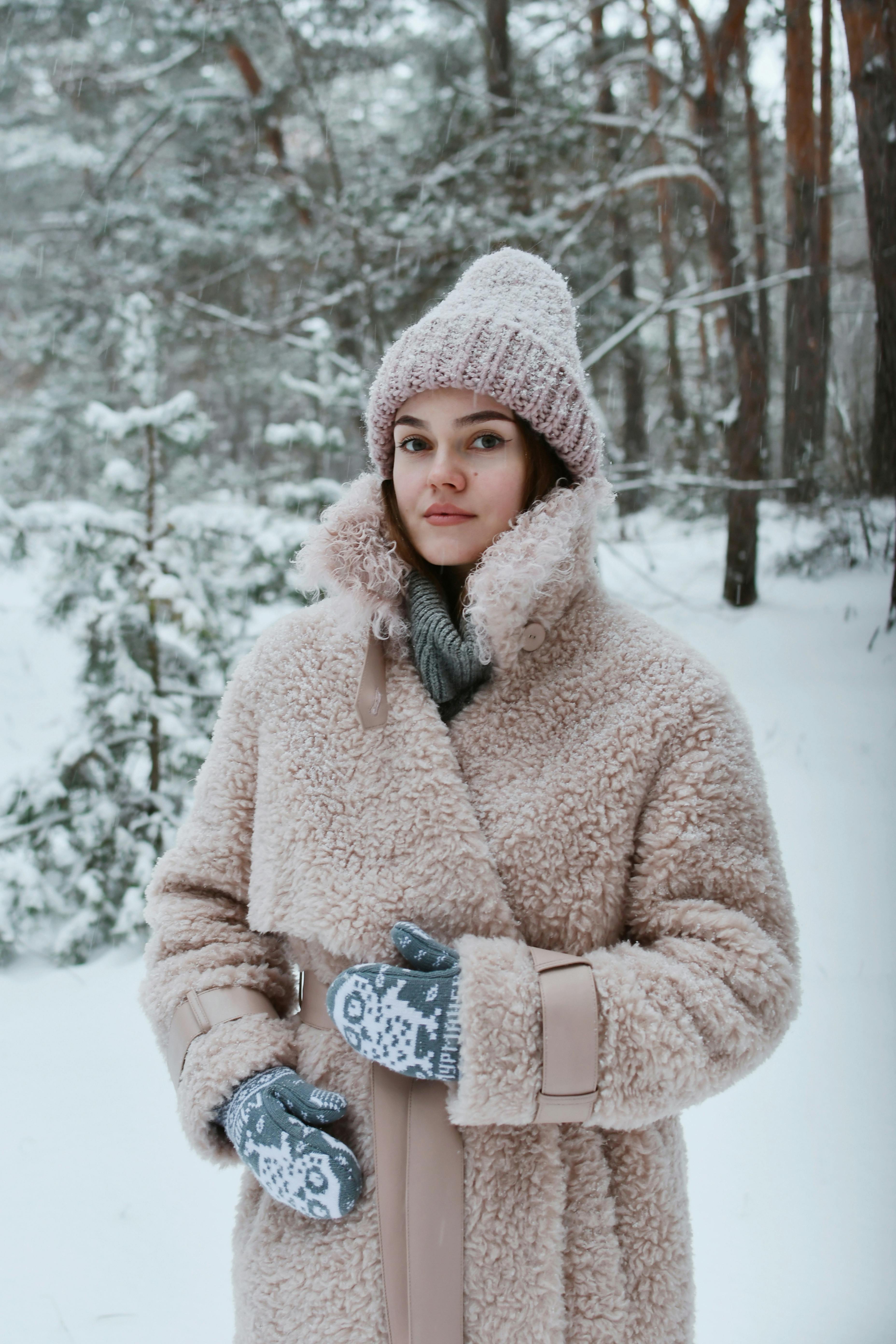 A Young Woman in Winter Clothing · Free Stock Photo