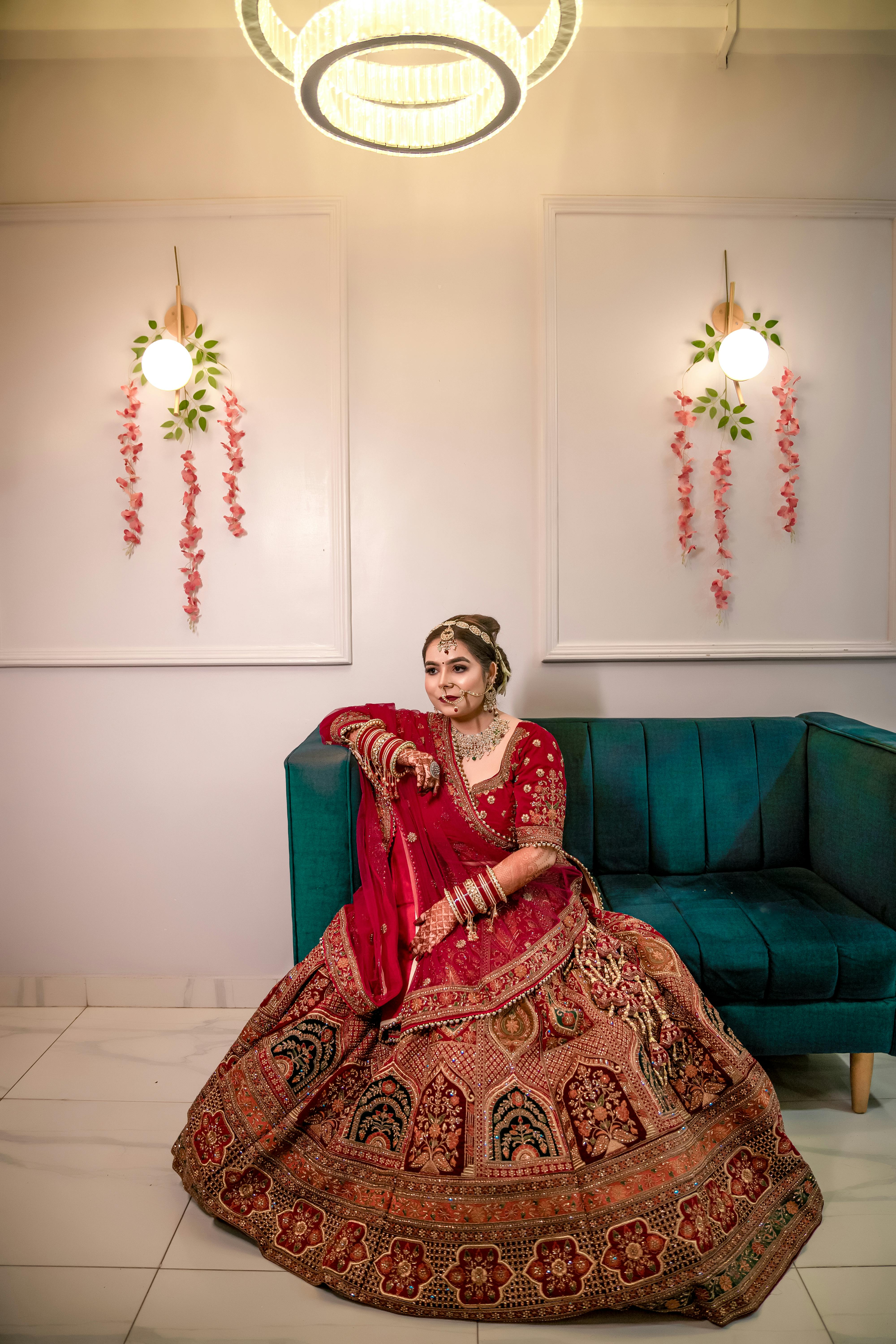 A Woman in Traditional Hindu Clothing · Free Stock Photo