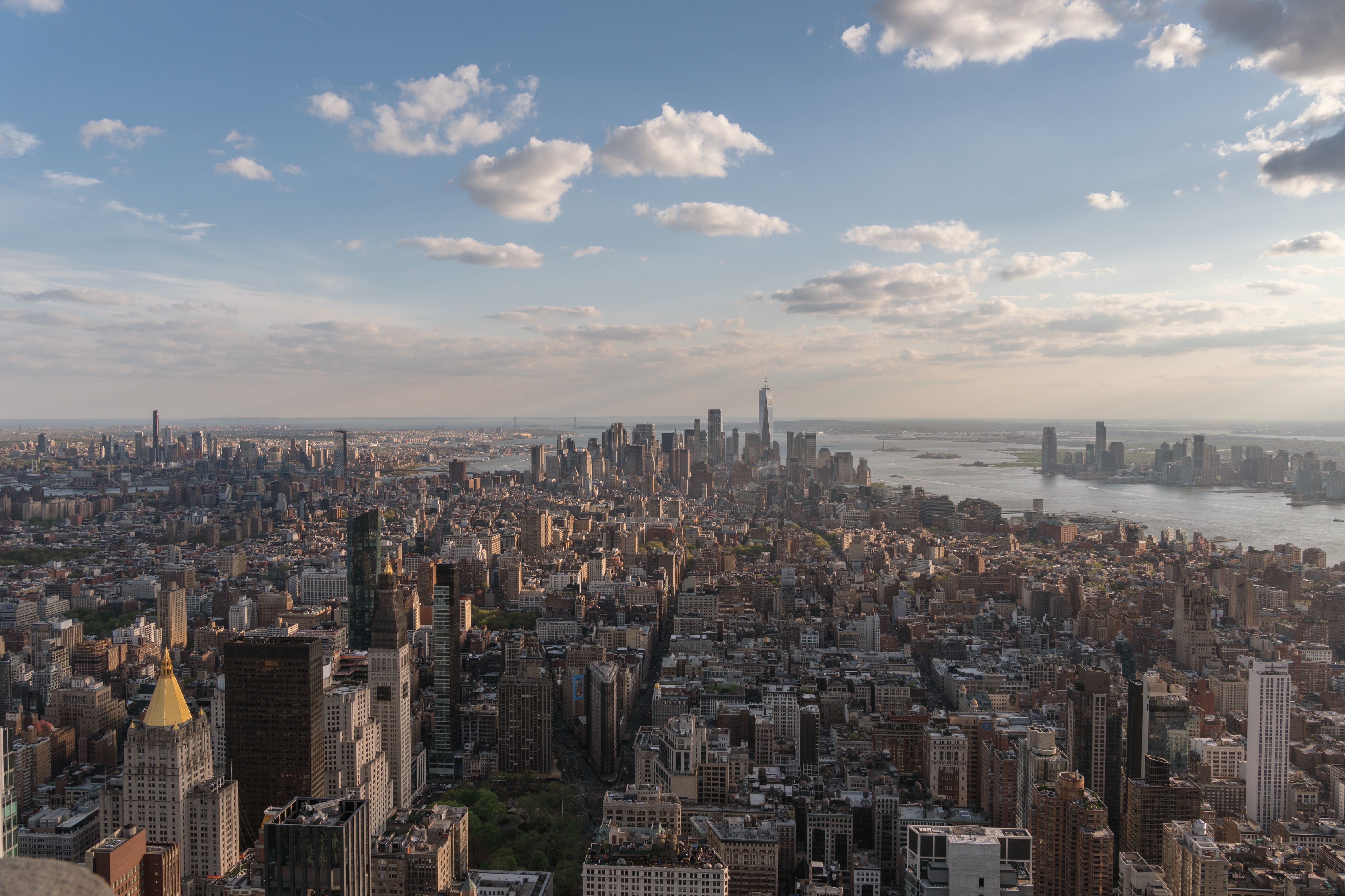 Panoramic View of Manhattan, New York City, New York, USA · Free Stock ...
