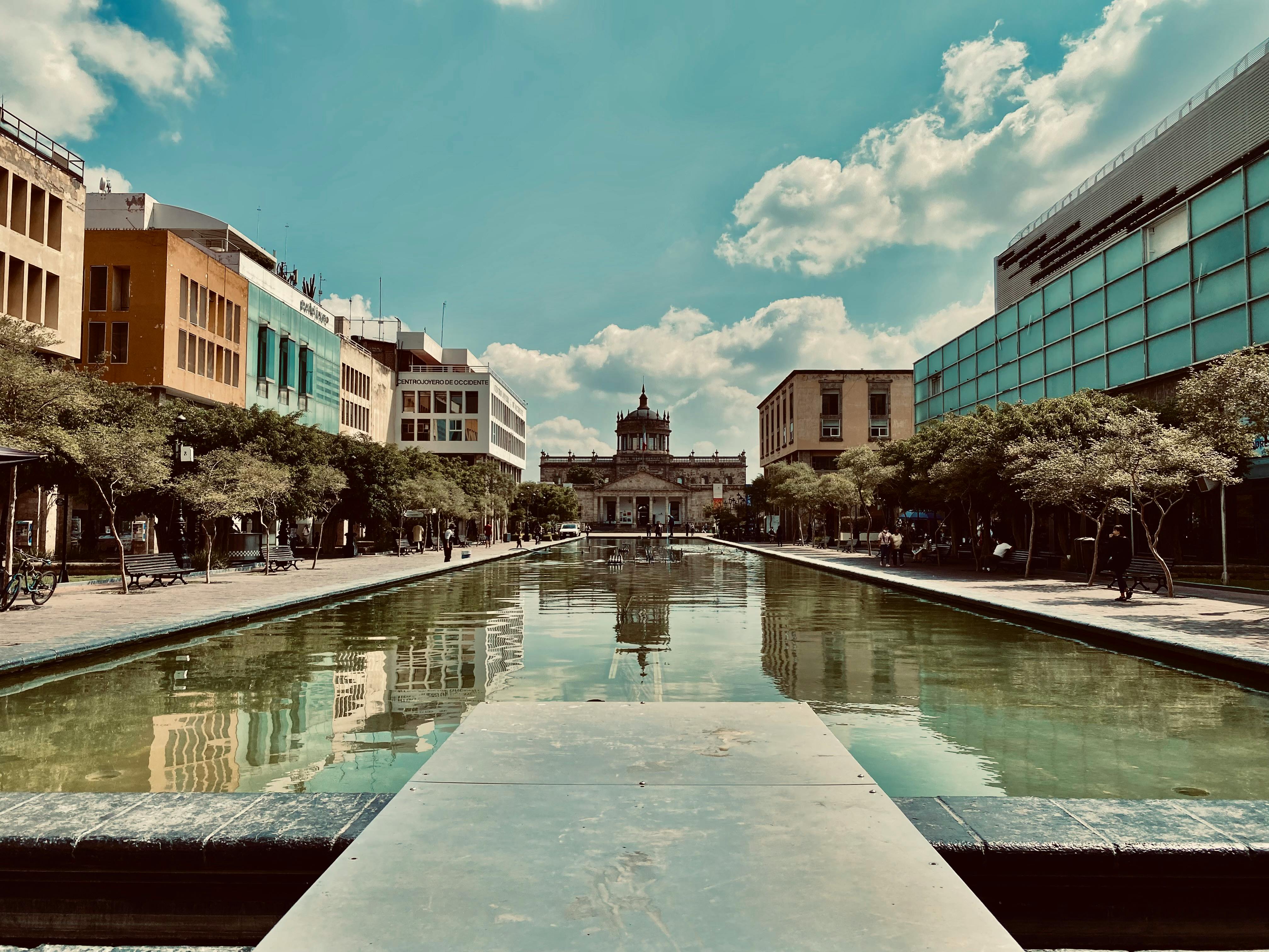 Top View of Illuminated Plaza Grande, Merida, Mexico · Free Stock Photo