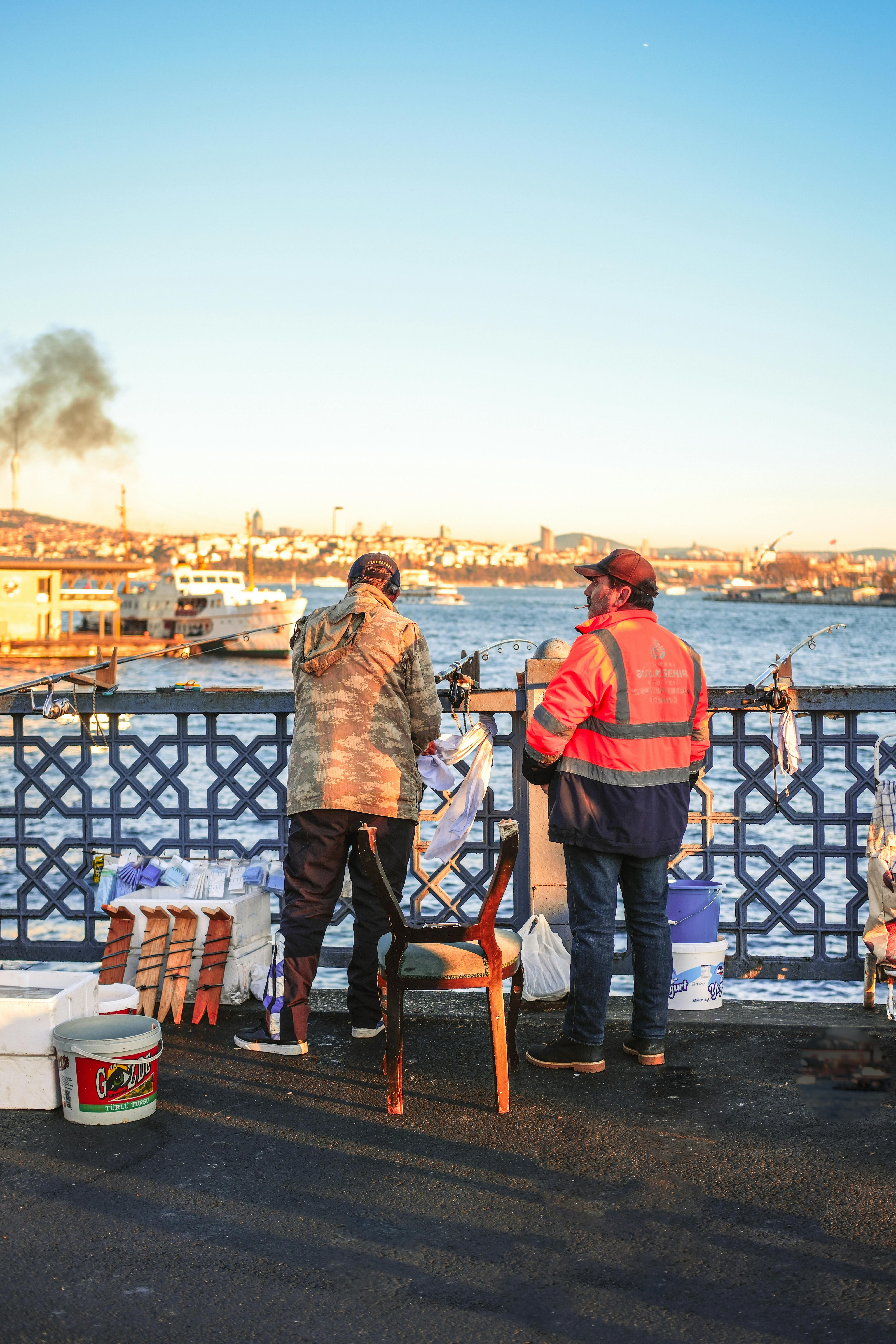 Two Men Fishing on Lake · Free Stock Photo