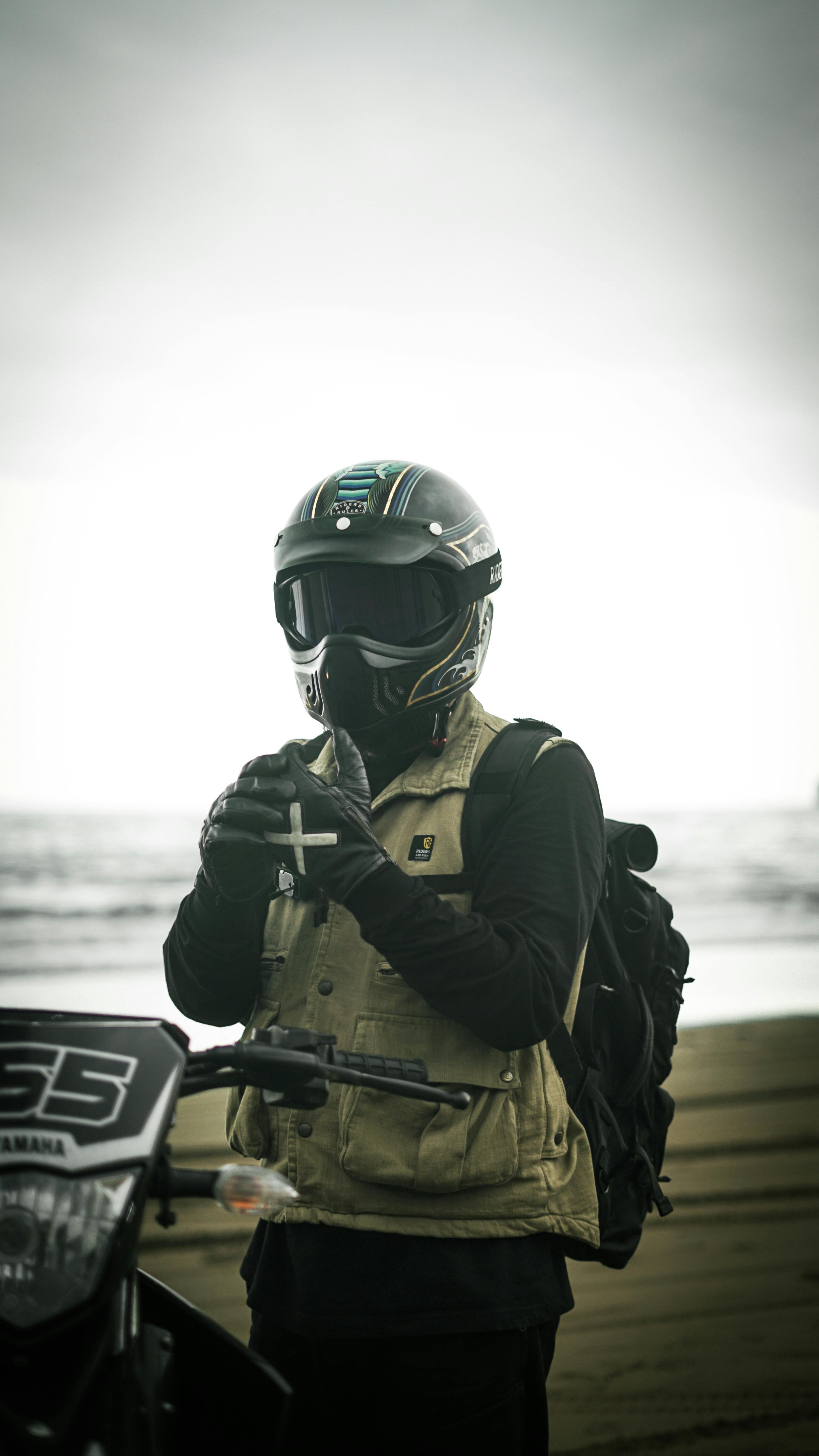 Man Wearing Black Helmet · Free Stock Photo