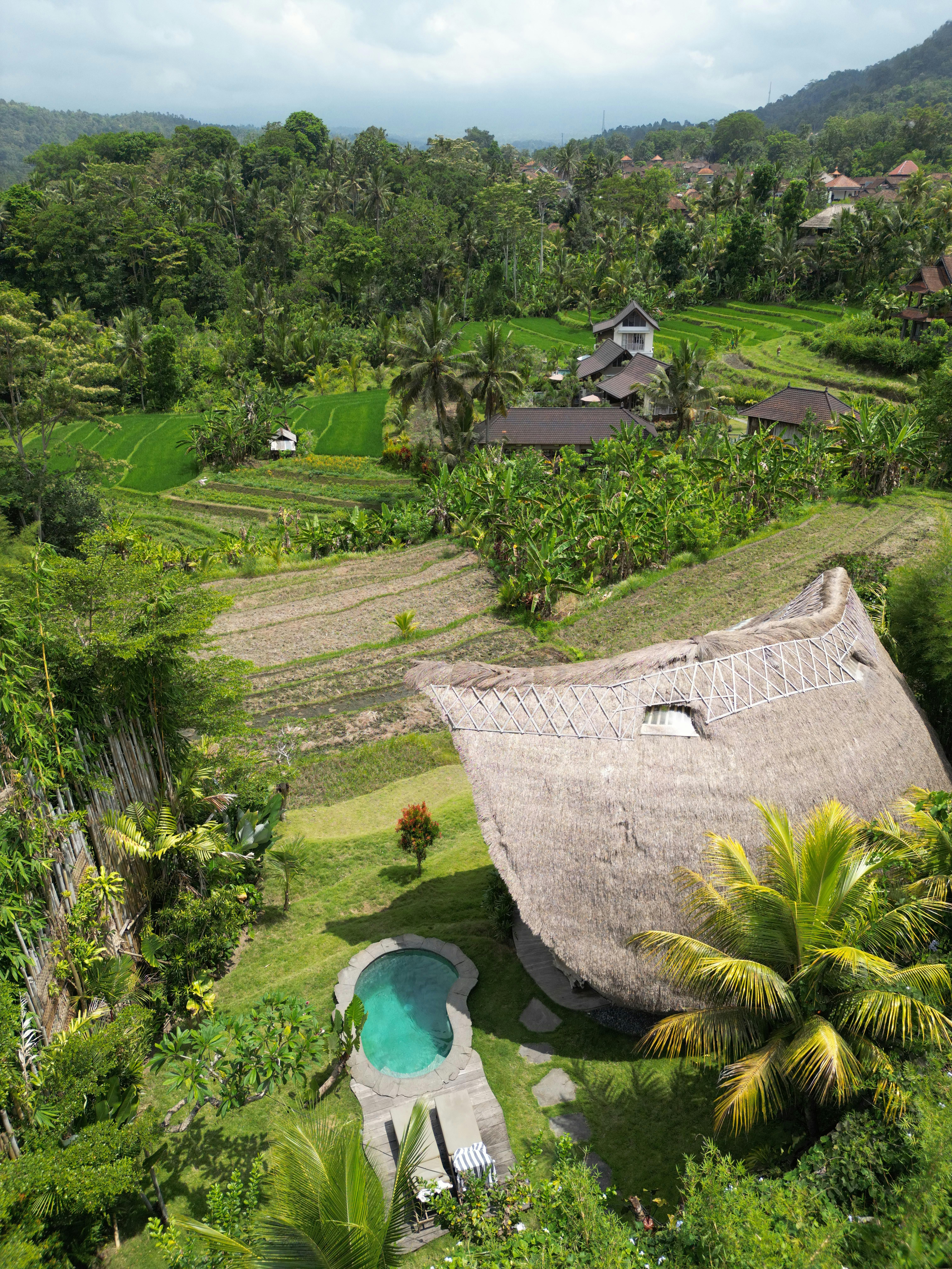 Birds Eye View of a Resort in Bali · Free Stock Photo