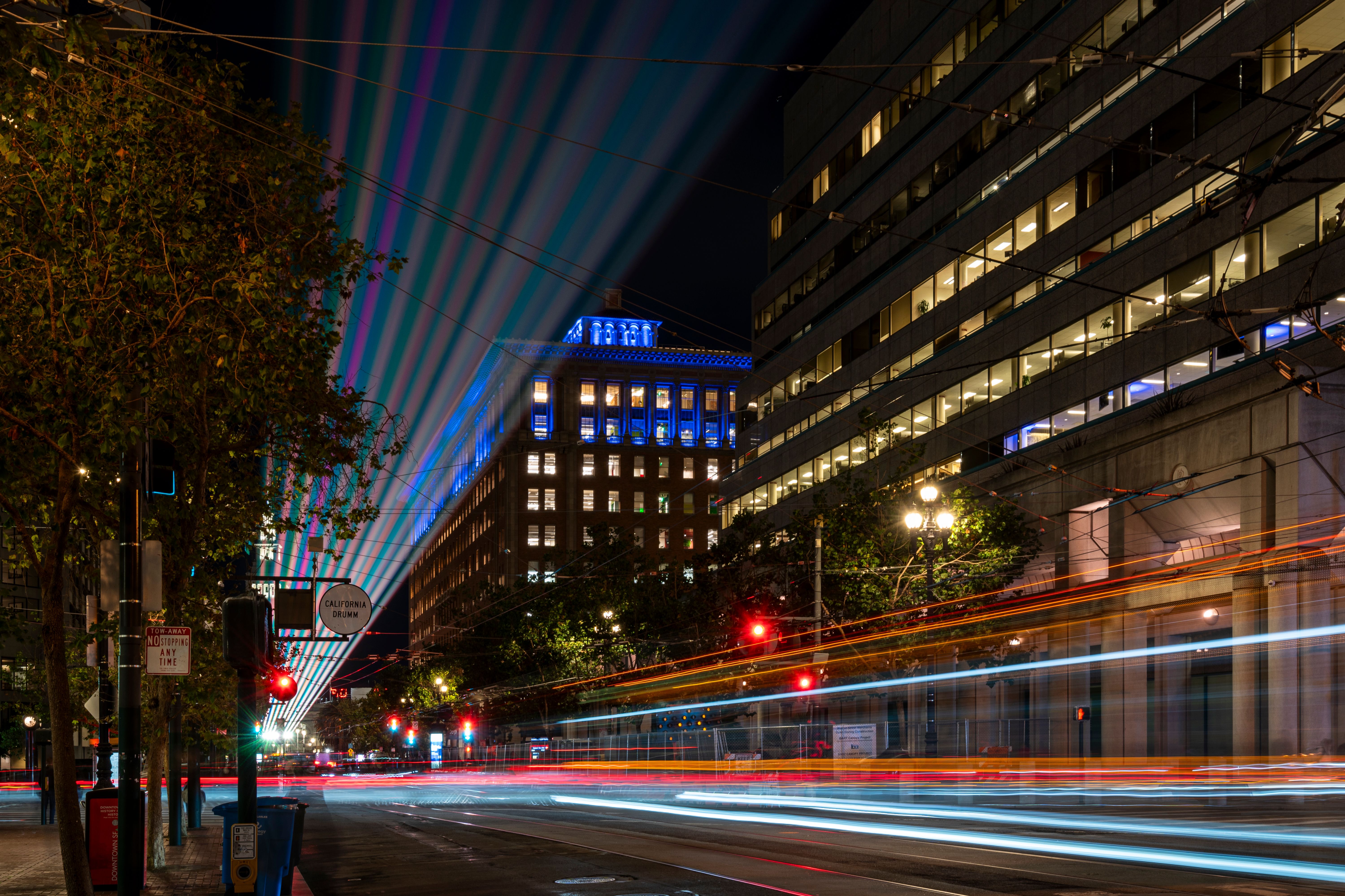 View of City Street at Night · Free Stock Photo