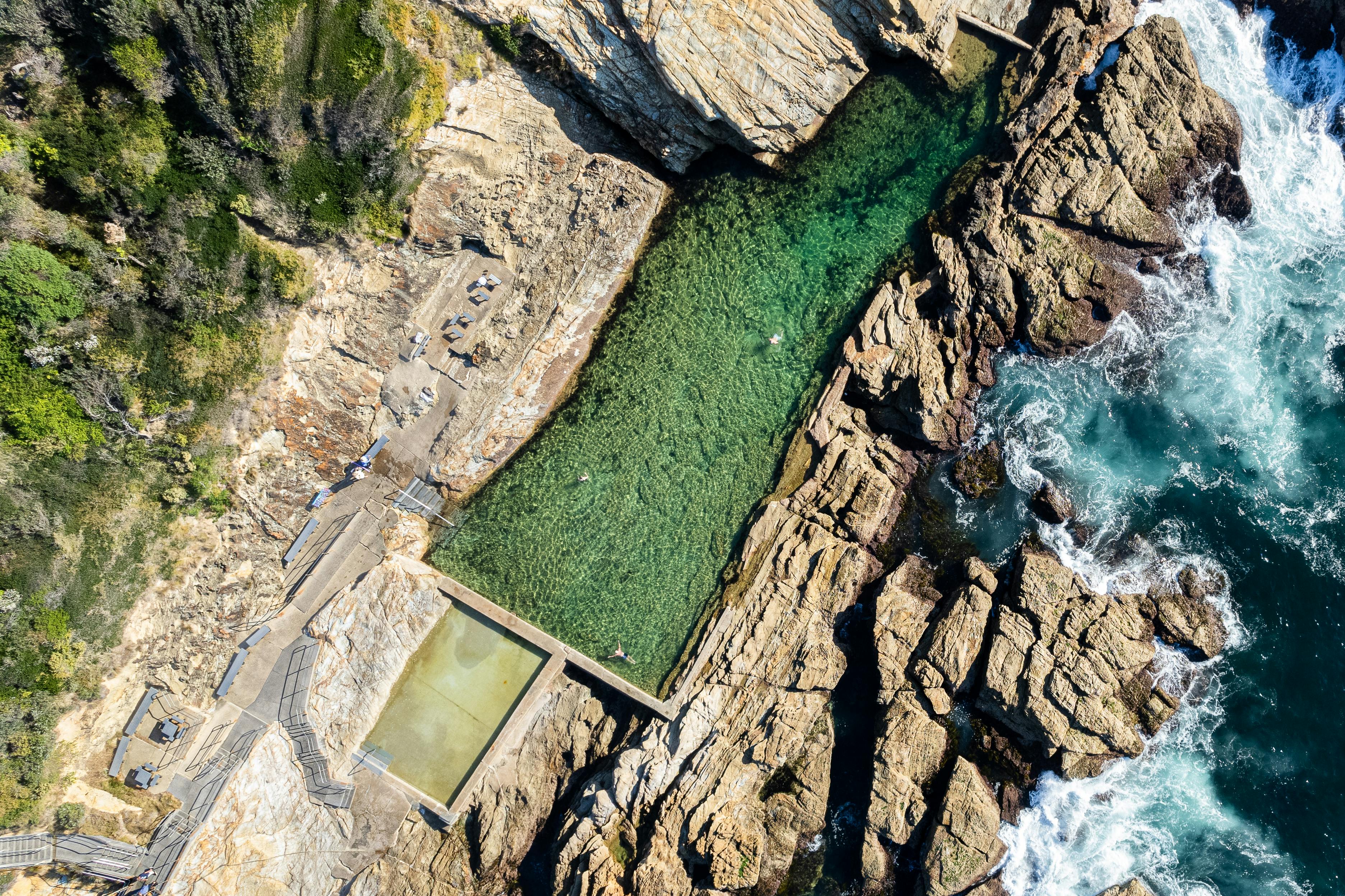 Pool on See Coastline, Bermagui Blue Pool, Australia, · Free Stock Photo