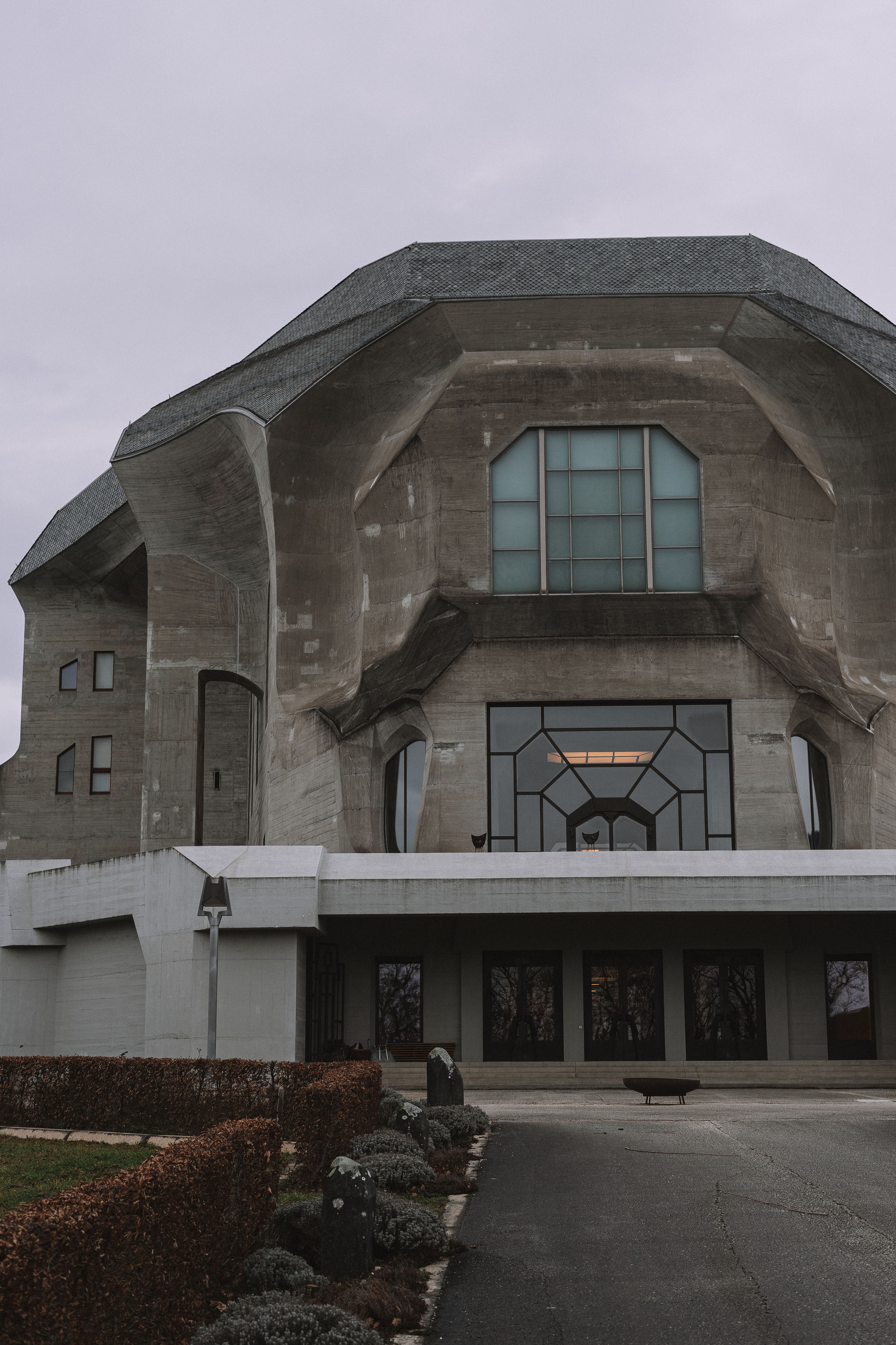 Front and Entrance of the Goetheanum Building in Dornach Switzerland ...