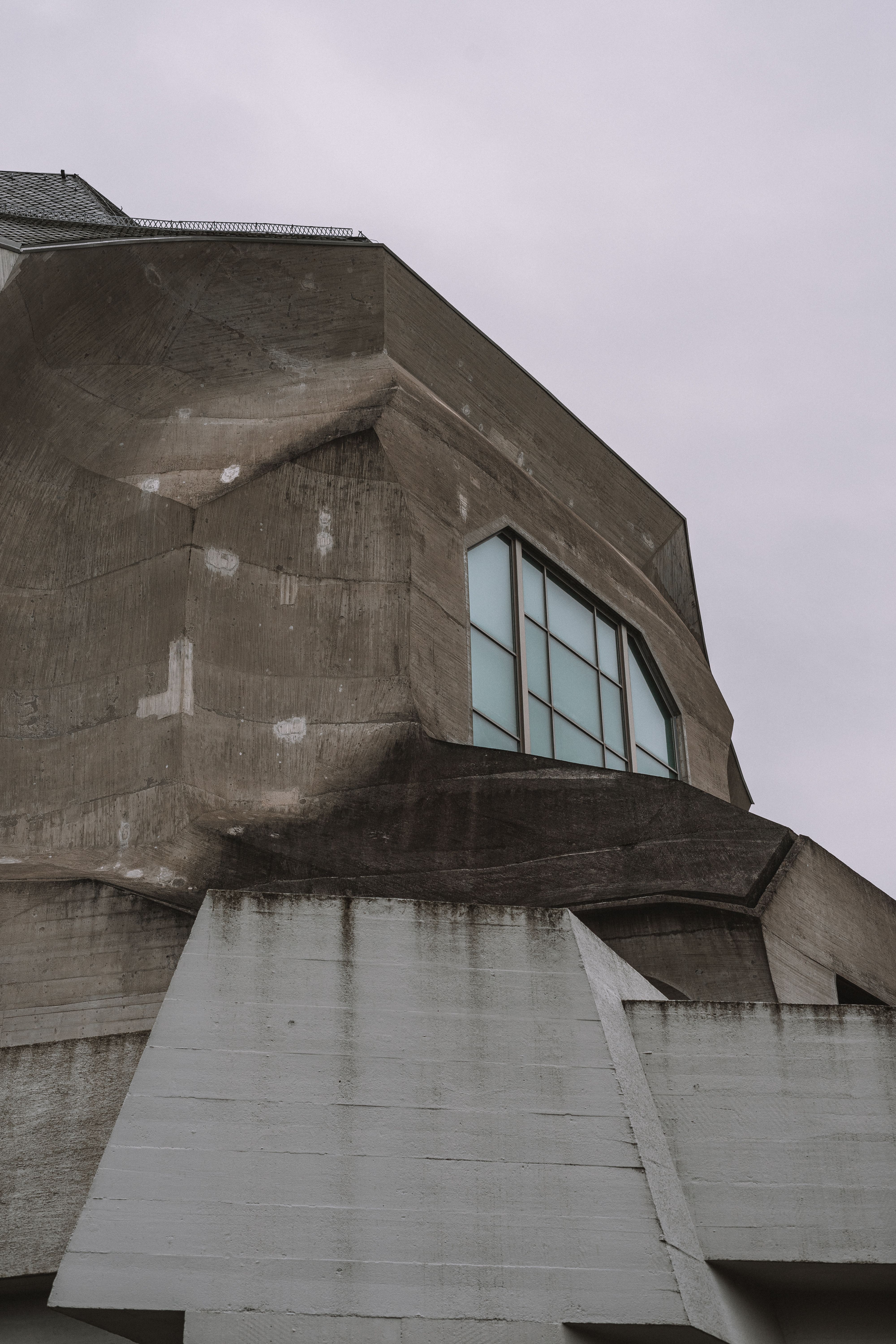 Concrete Facade of the Goetheanum Anthroposophical Movement Center in ...