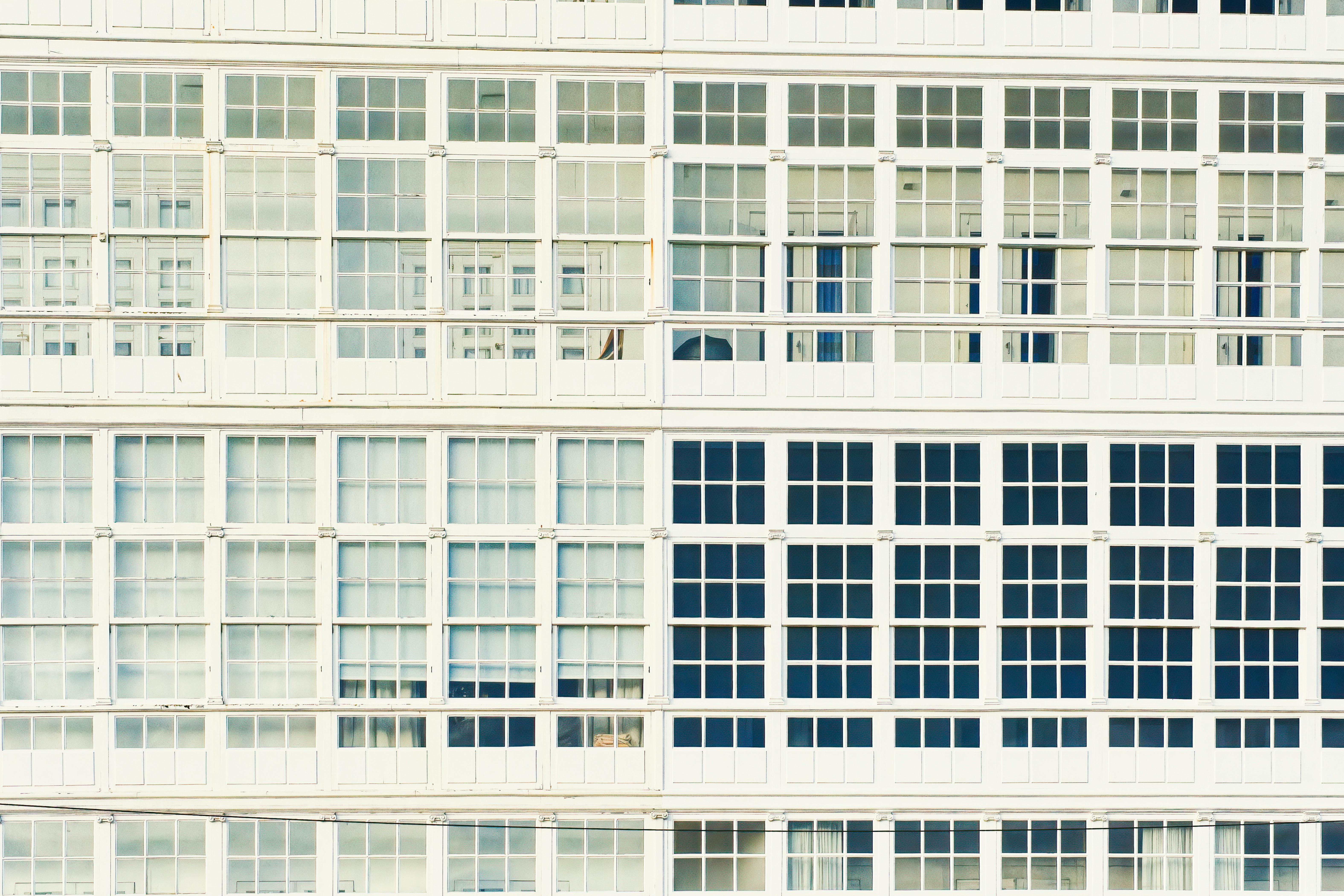 Windows of Urban Building · Free Stock Photo