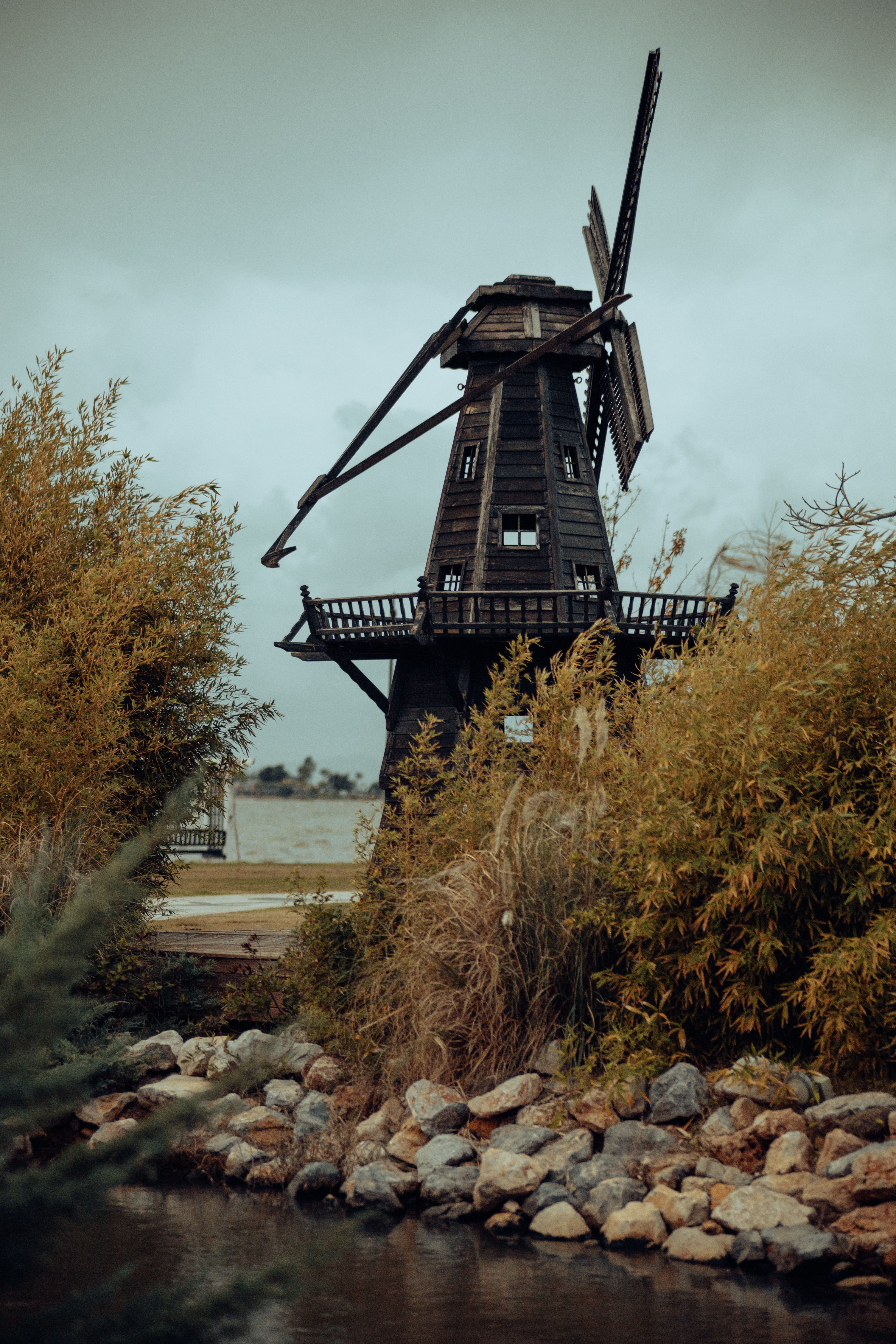 Wooden, Damaged Windmill · Free Stock Photo