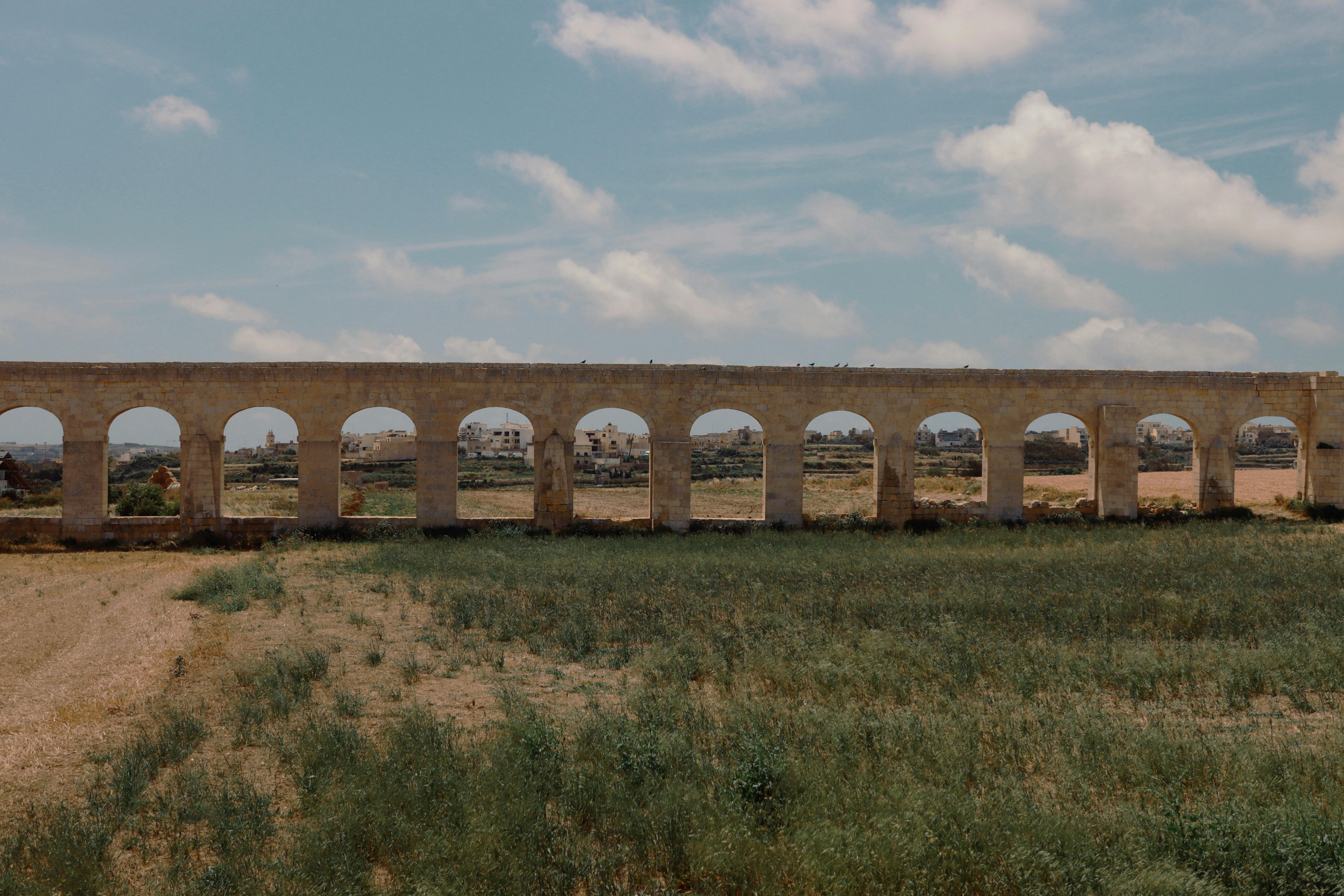 View of the Gozo Aqueduct in Gozo, Malta · Free Stock Photo