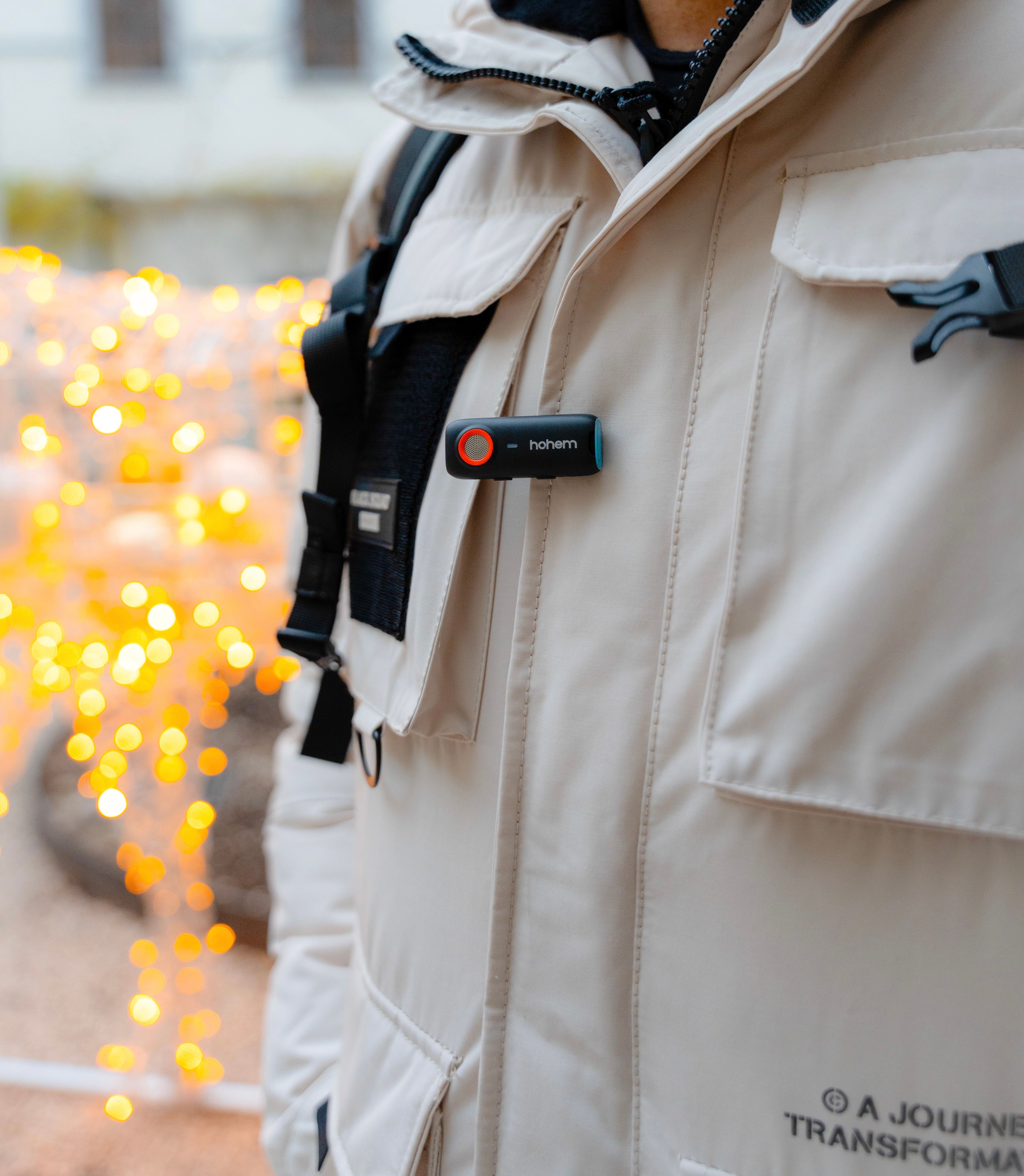 Microphone on Jacket · Free Stock Photo