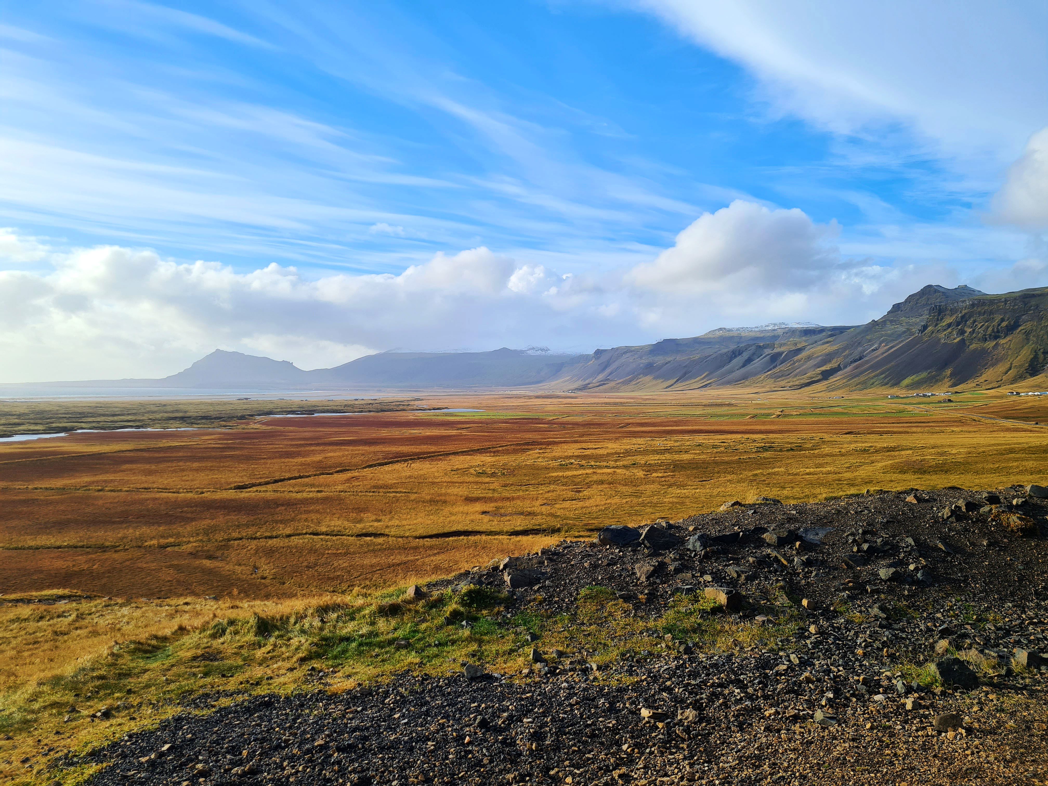 Landscape of Plains and Hill · Free Stock Photo