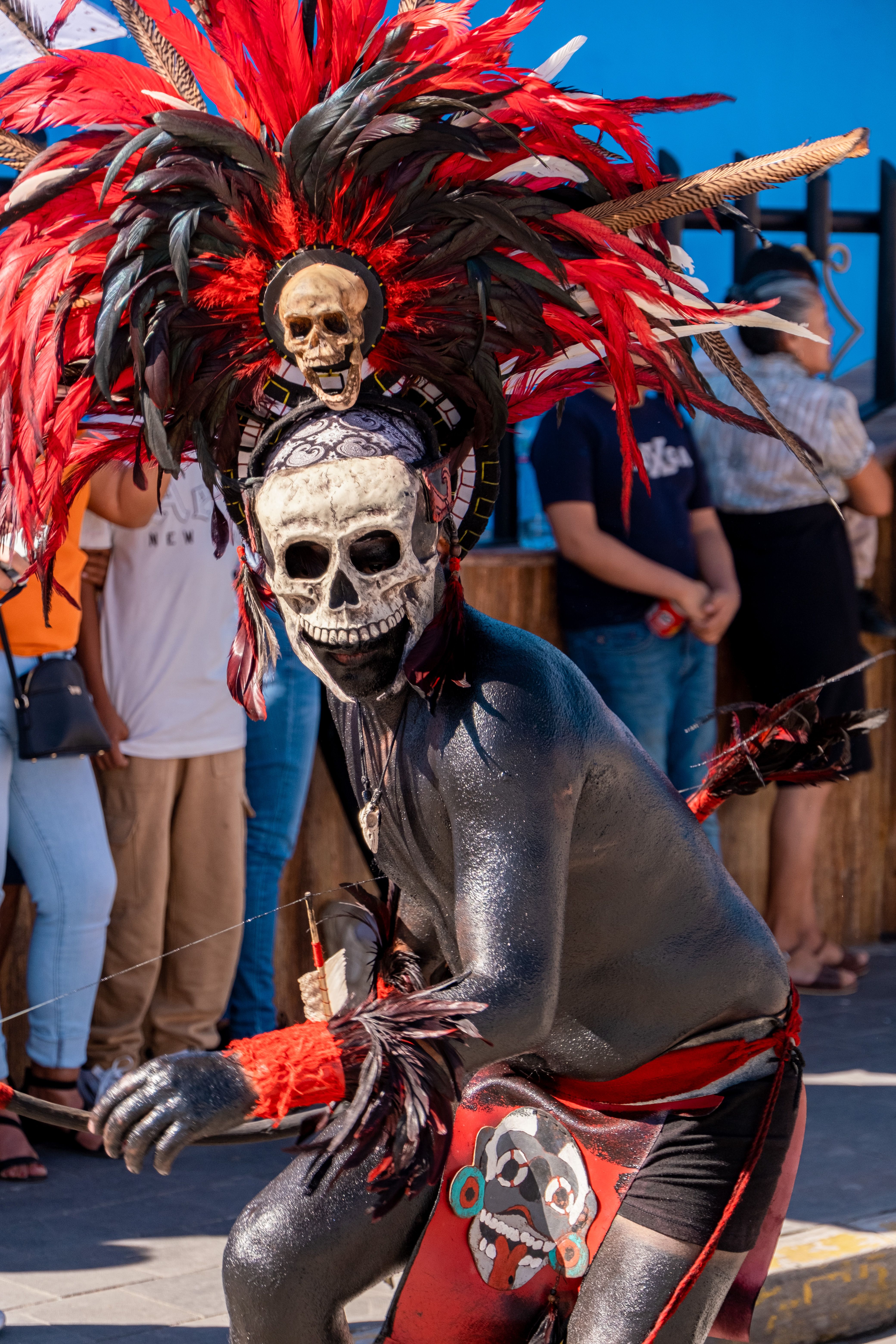 Person Wearing Black and White Skull Mask · Free Stock Photo