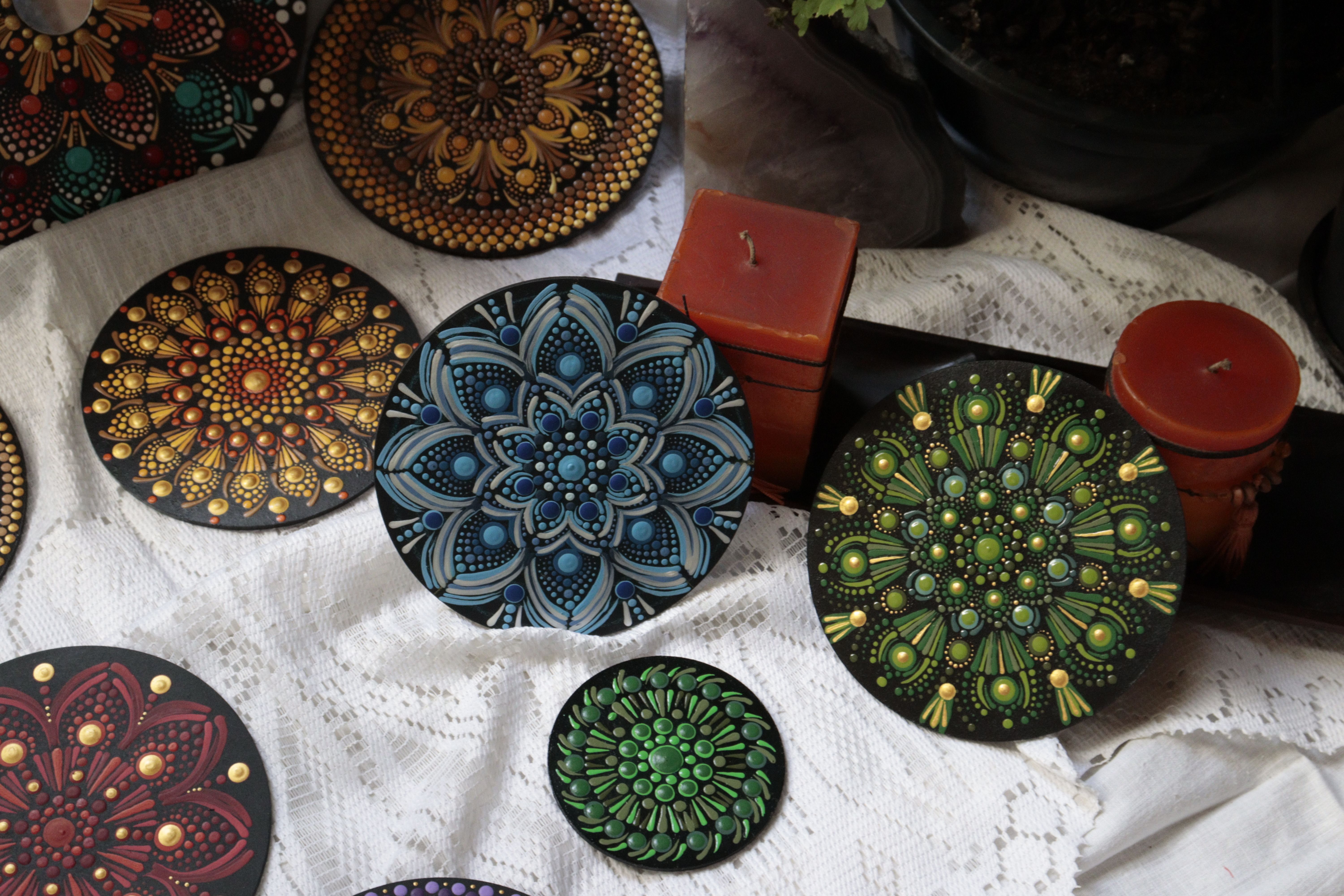 Colorful, Handmade Plates · Free Stock Photo