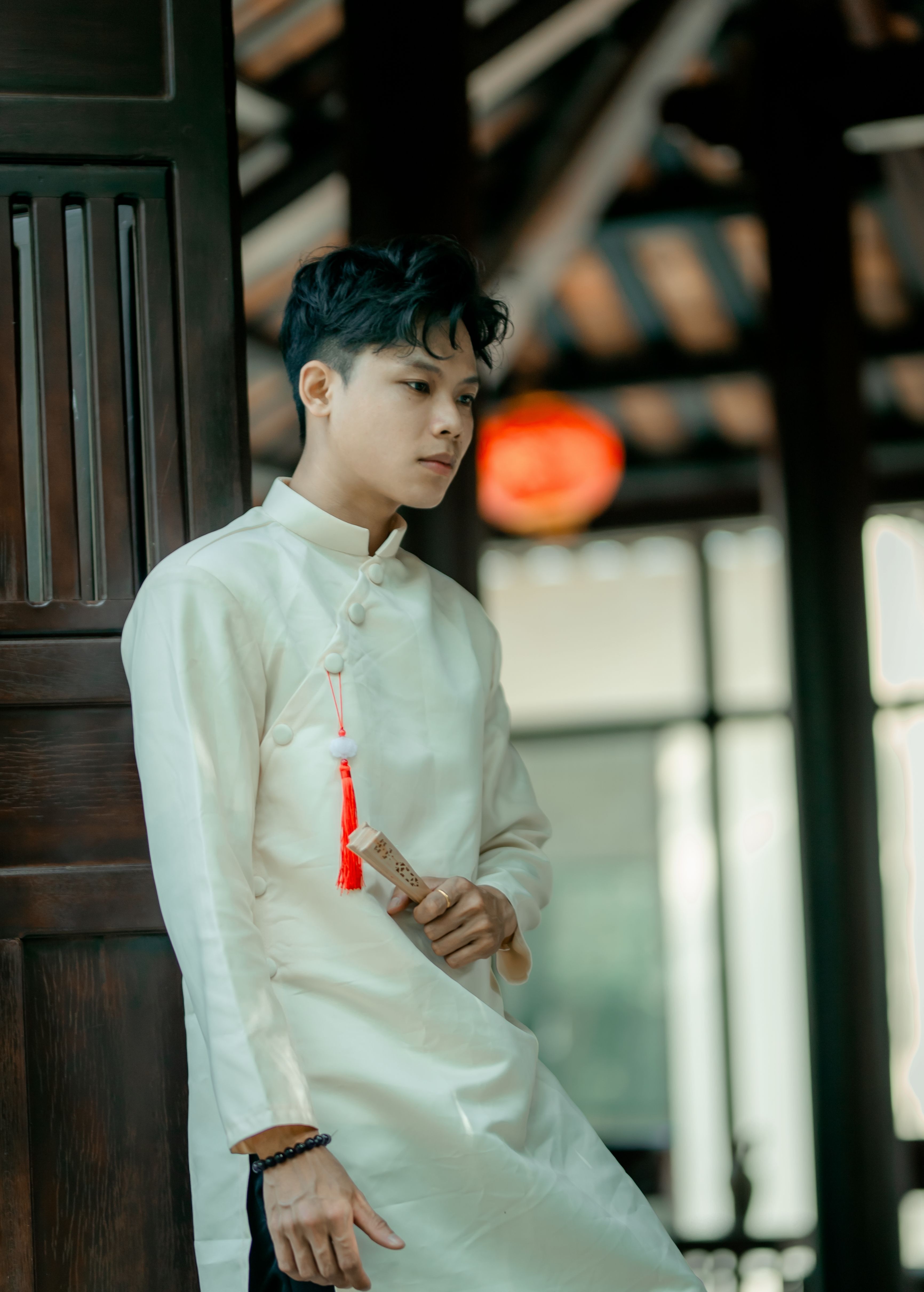 Young Man Wearing Traditional Clothing Standing in a Temple · Free ...