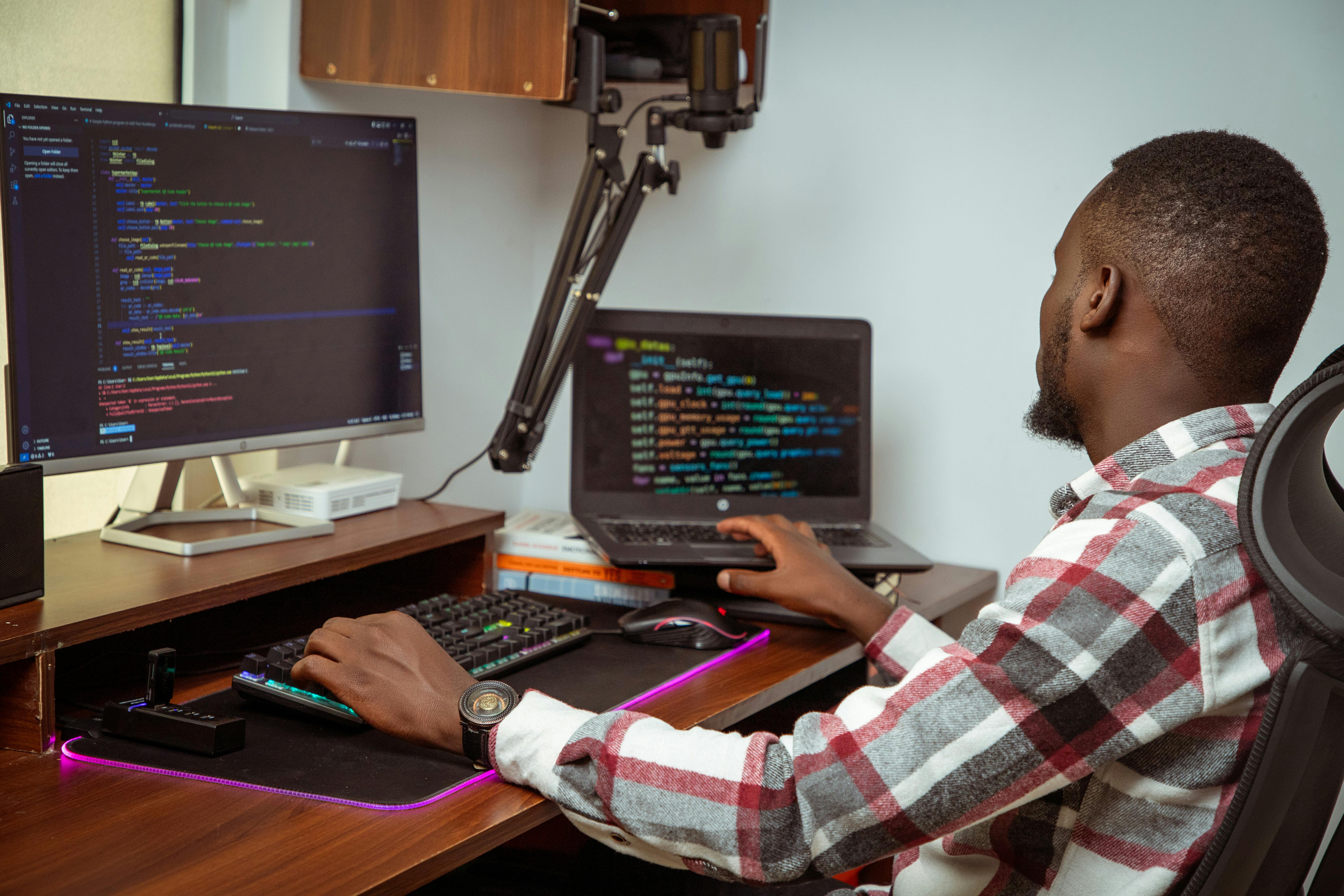 Black Male Software Engineer Photos, Download The BEST Free Black Male ...