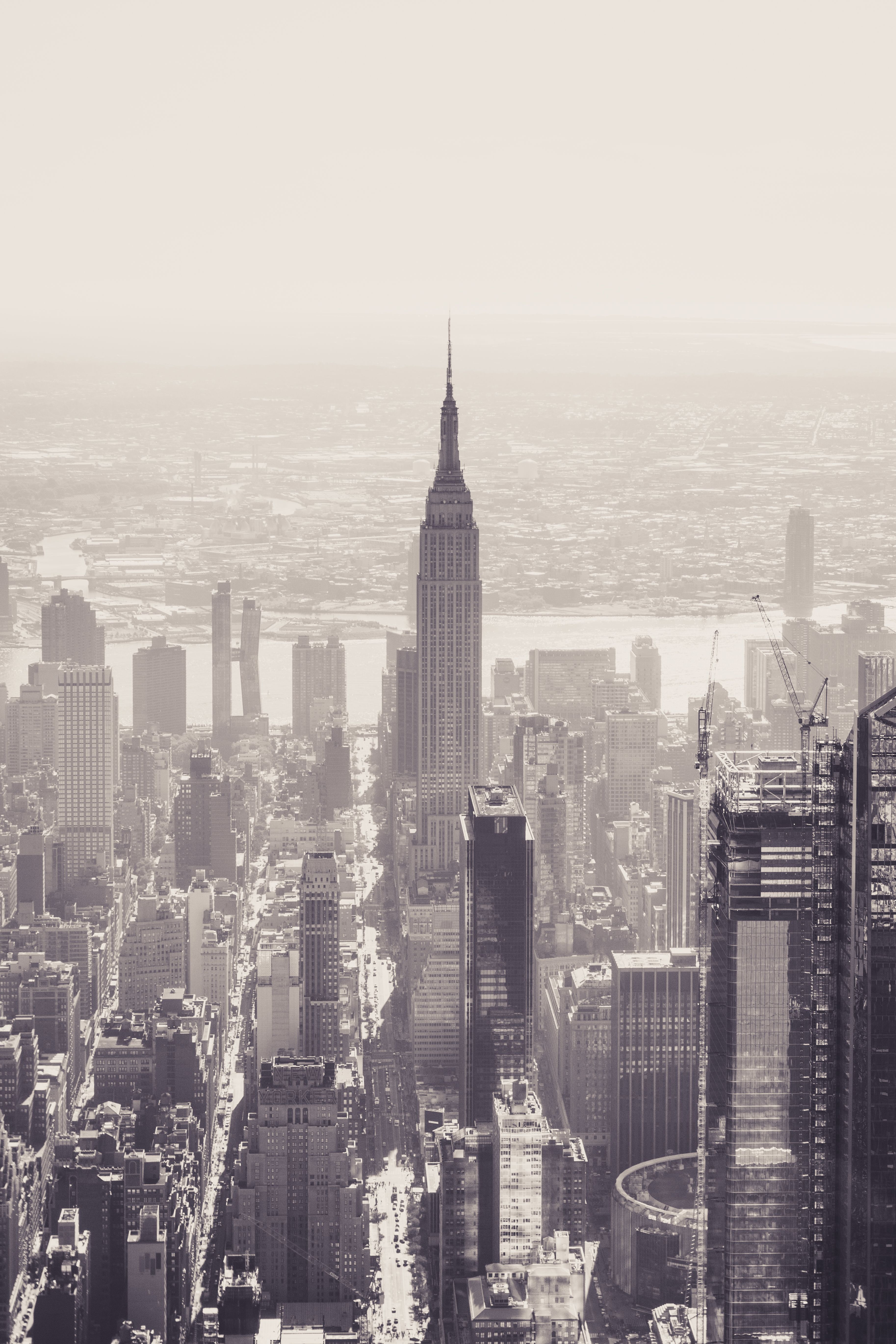 Birds Eye View of City Skyline · Free Stock Photo