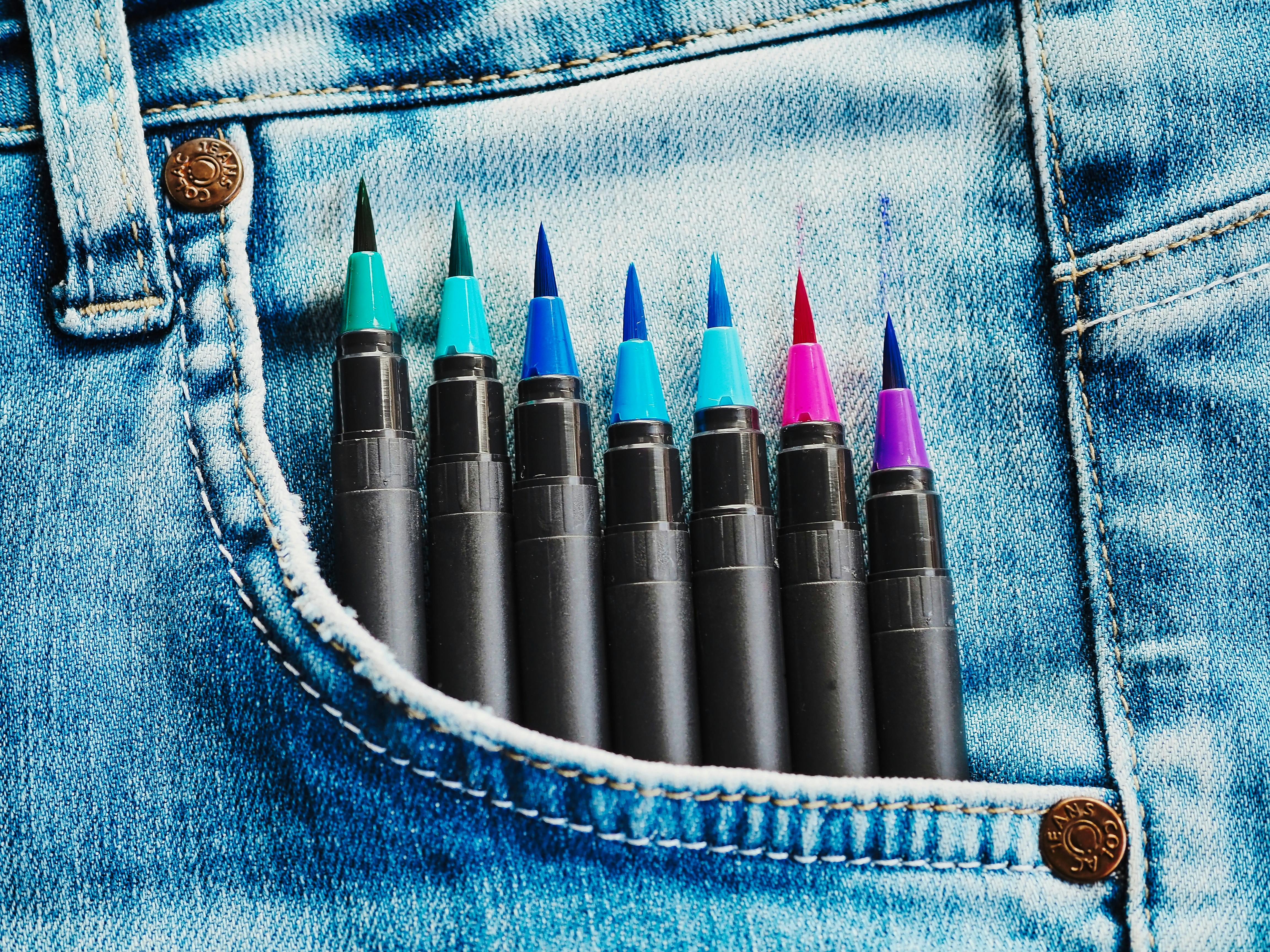 Assorted-color Pens · Free Stock Photo