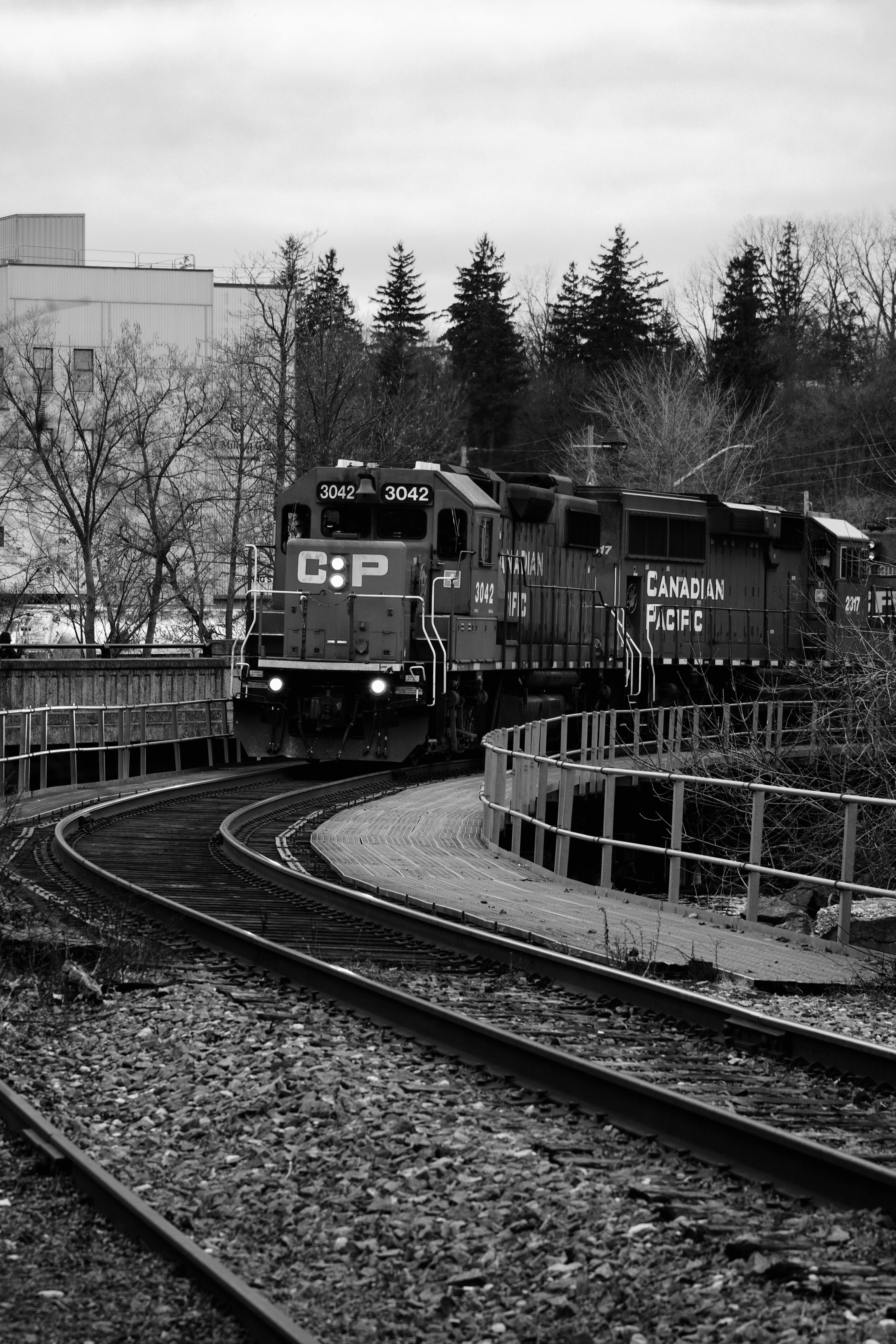 Passing Train on the Tracks · Free Stock Photo