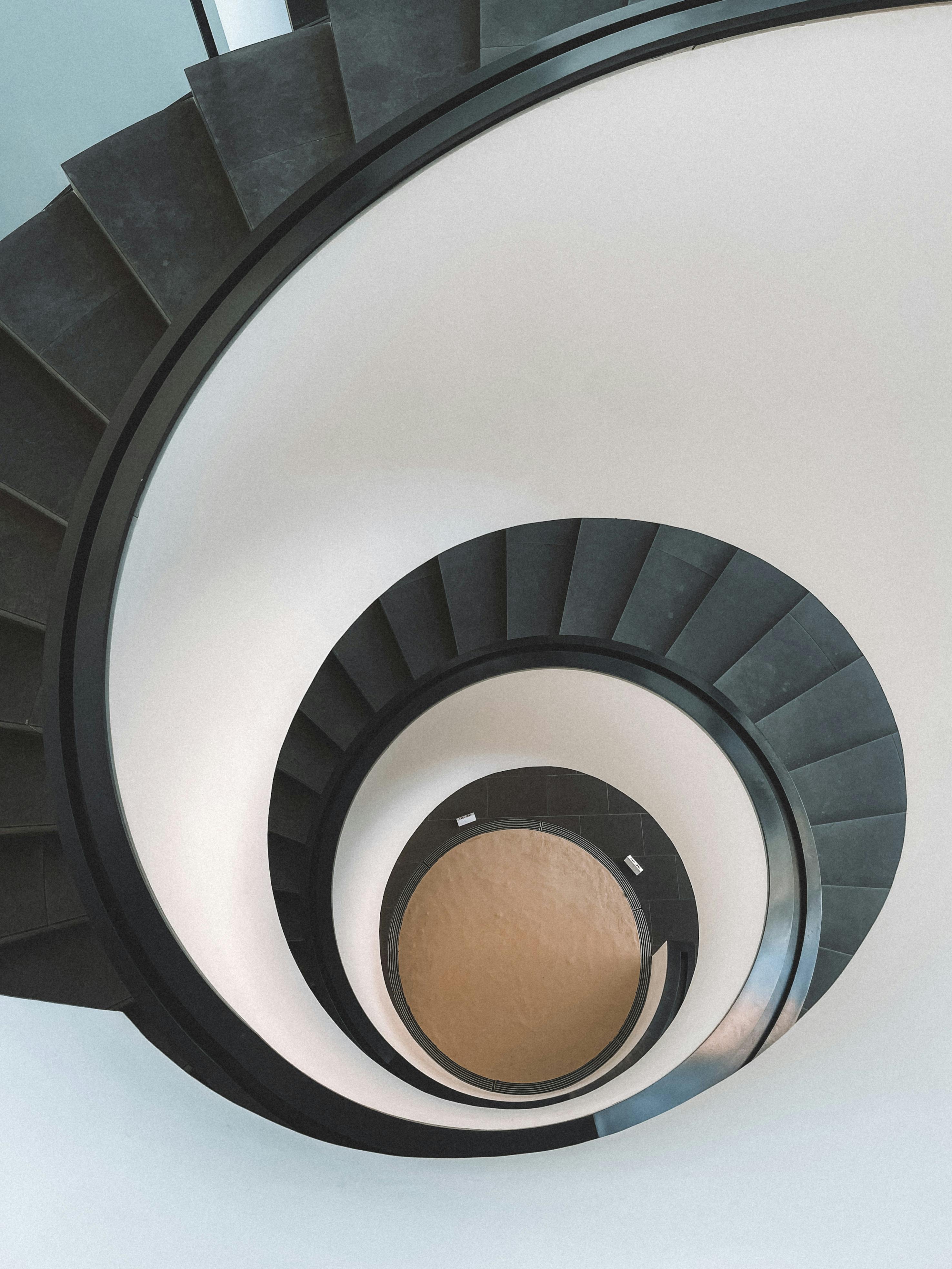 Black Spiral Staircase · Free Stock Photo